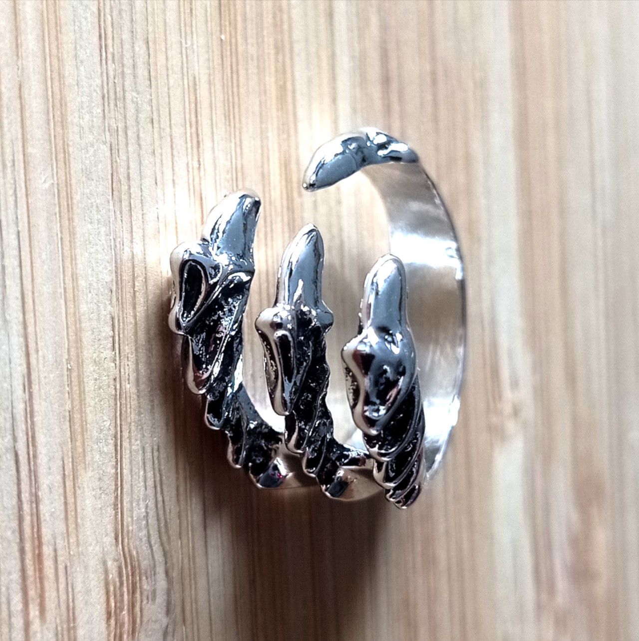 Designer × Japanese Brand × Vintage Stunning Shine Punk Goth Claw ...