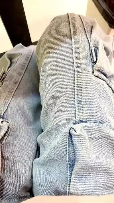 Streetwear Multi-Pocket American Work Clothes Jeans | Grailed