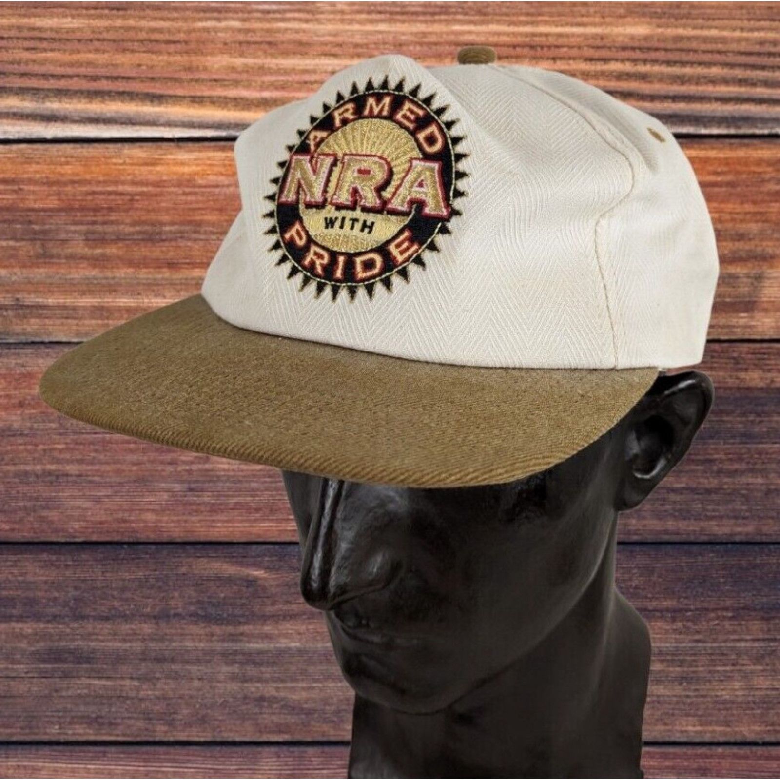 Vintage Vintage NRA Armed With Pride Snapback Hat National Rifle ...