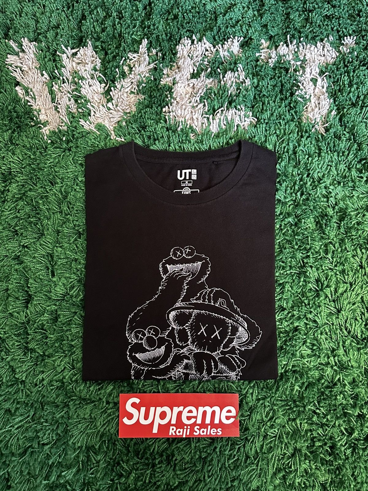 Kaws × Uniqlo KAWS Uniqlo Sesame Street Trash Can Tee | Grailed