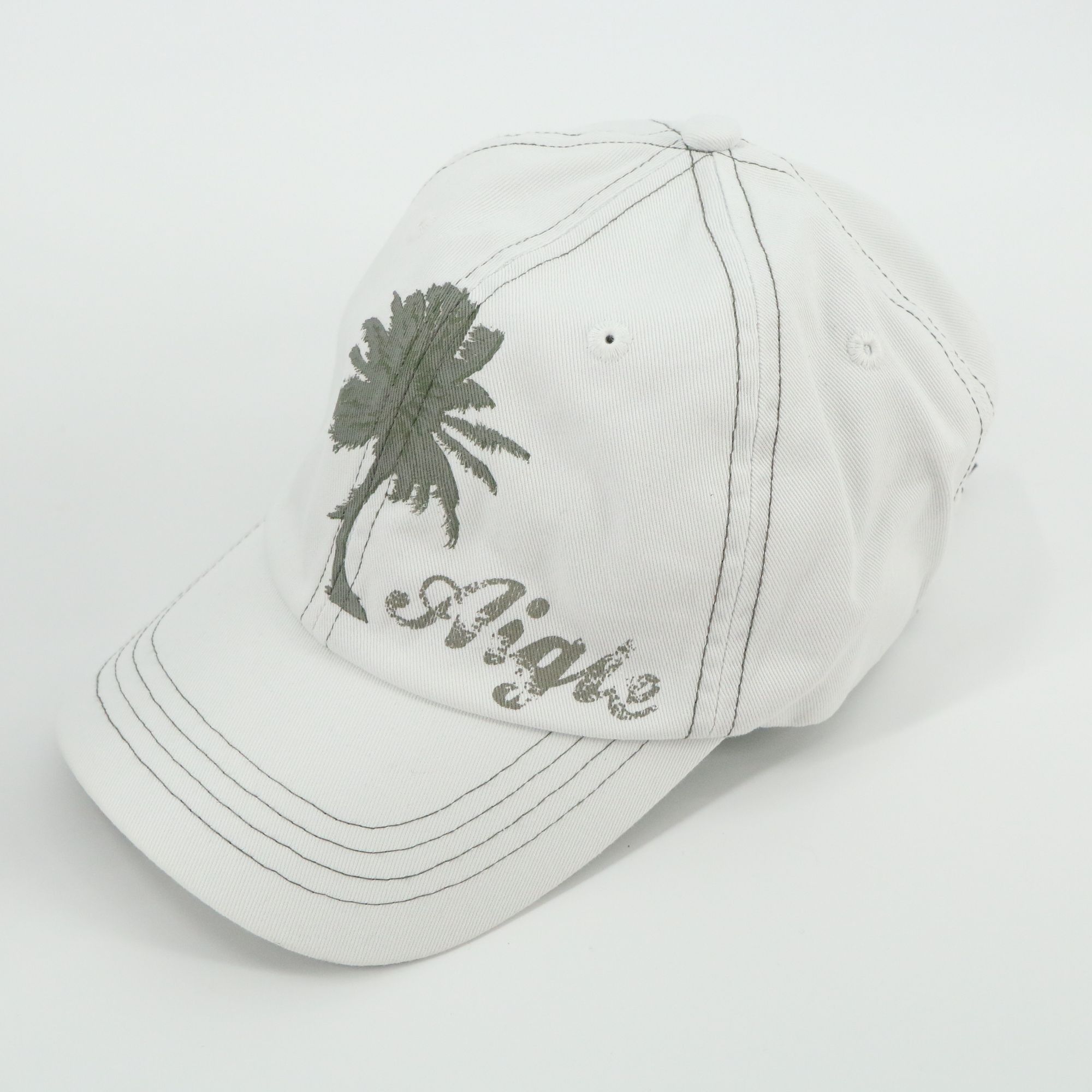Aigle NWT Aigle Palm Tree White Ramsey Adjustable Back Hat Cap | Grailed