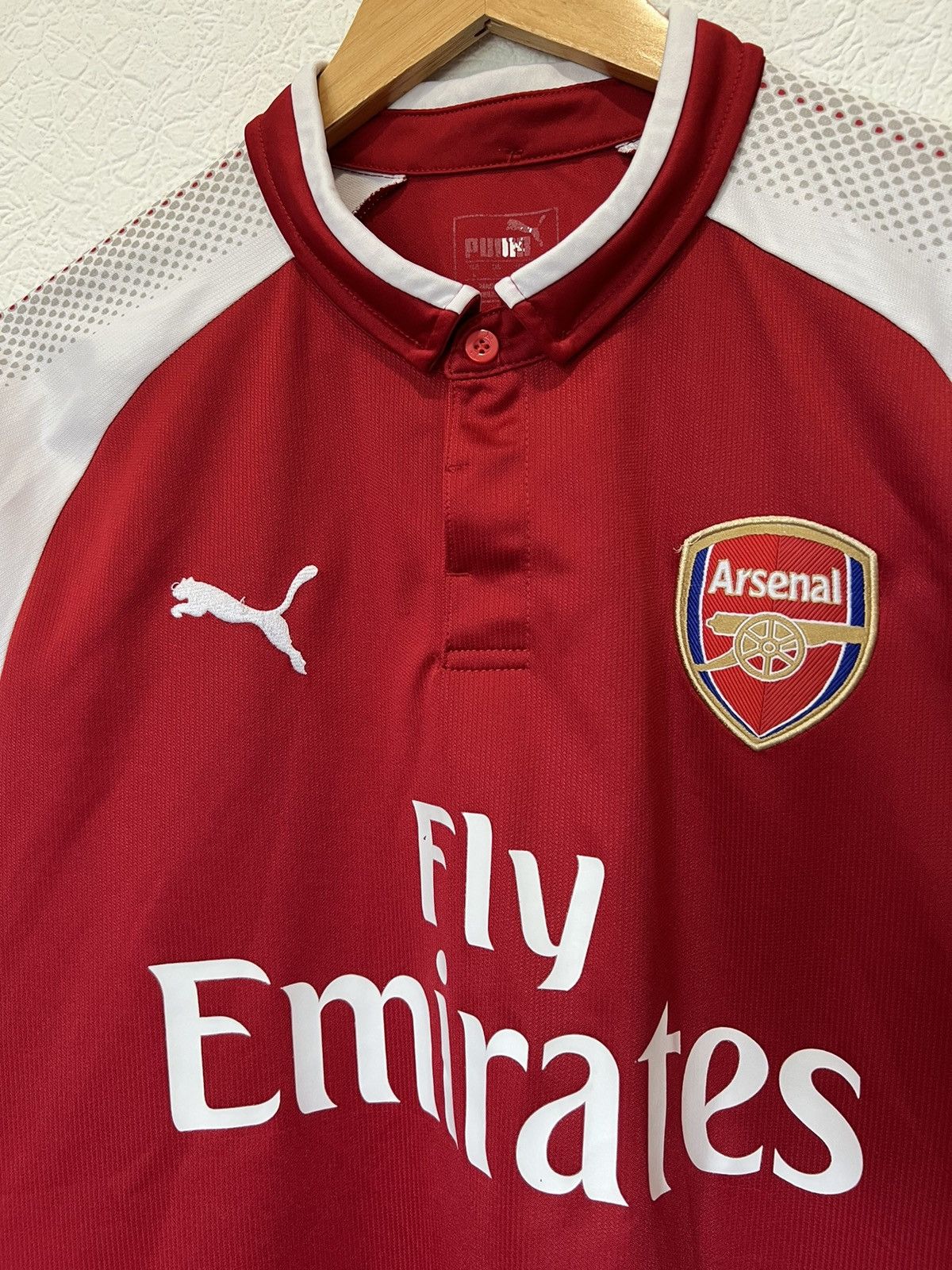 Puma Puma Arsenal 2017/2018 Home Kit Soccer Jersey Football | Grailed