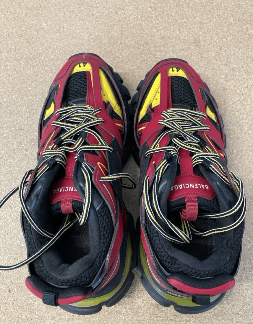 Balenciaga balenciaga track red | Grailed