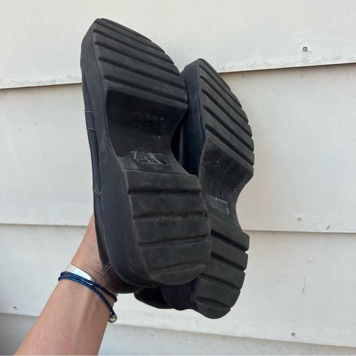 Vintage Vintage 90s Y2K LEI Brown Chunky Platform Clogs Faux Strap ...