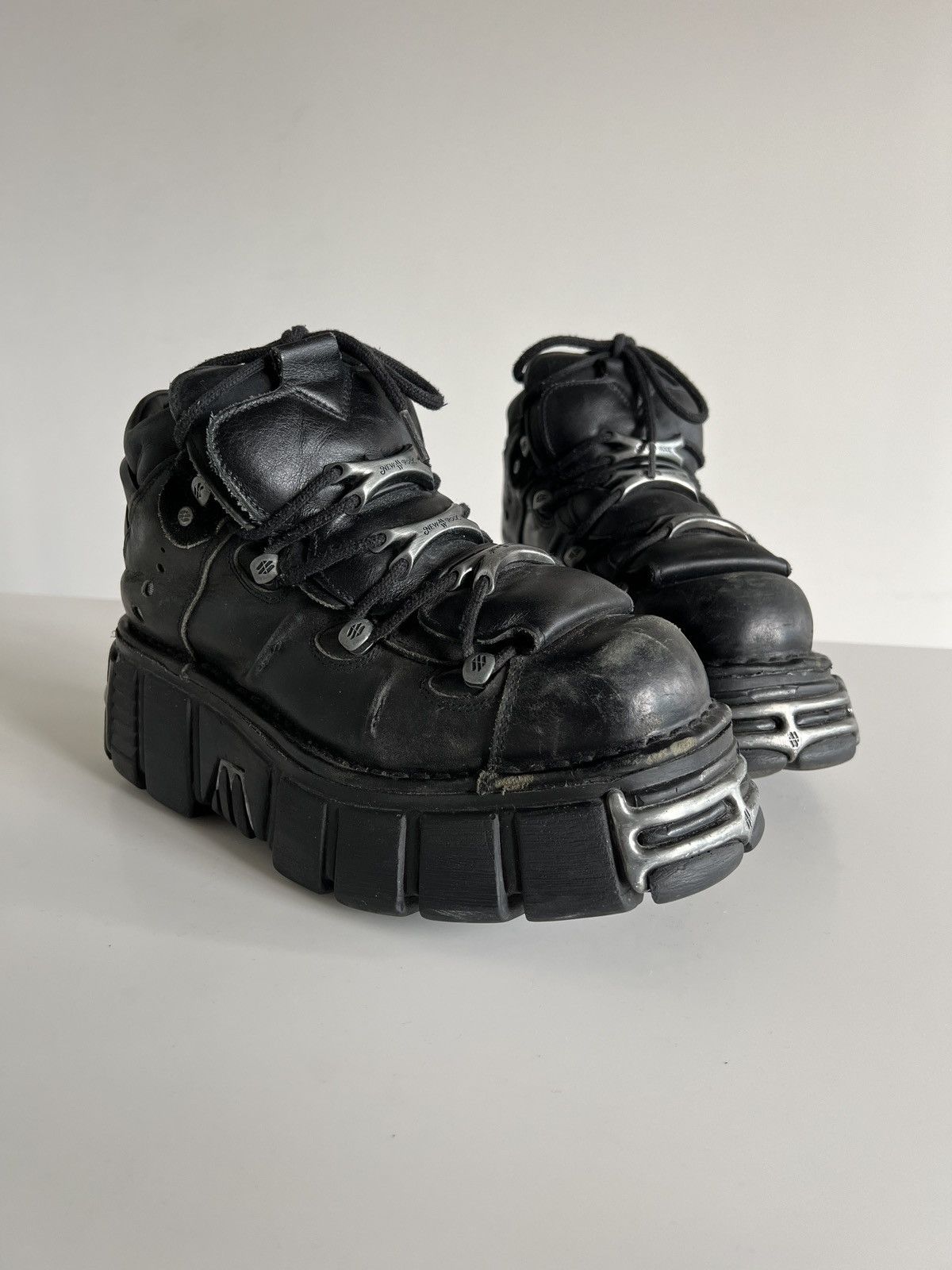 New Rock New Rock M106 Platform Boots | Grailed