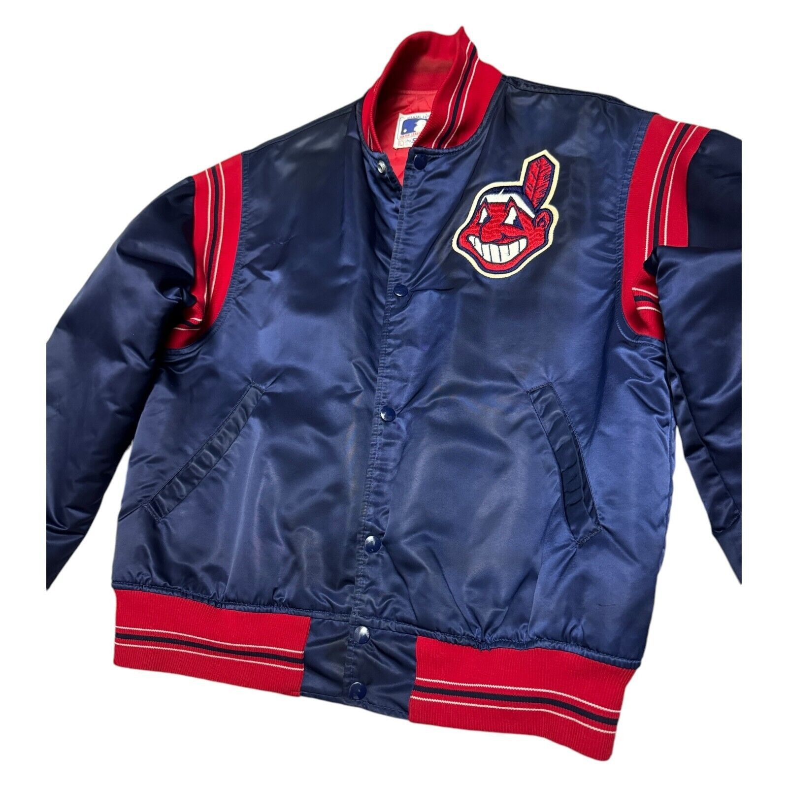 Starter RARE VINTAGE 90s Cleveland Indians Retro STARTER MLB Jacket | Grailed
