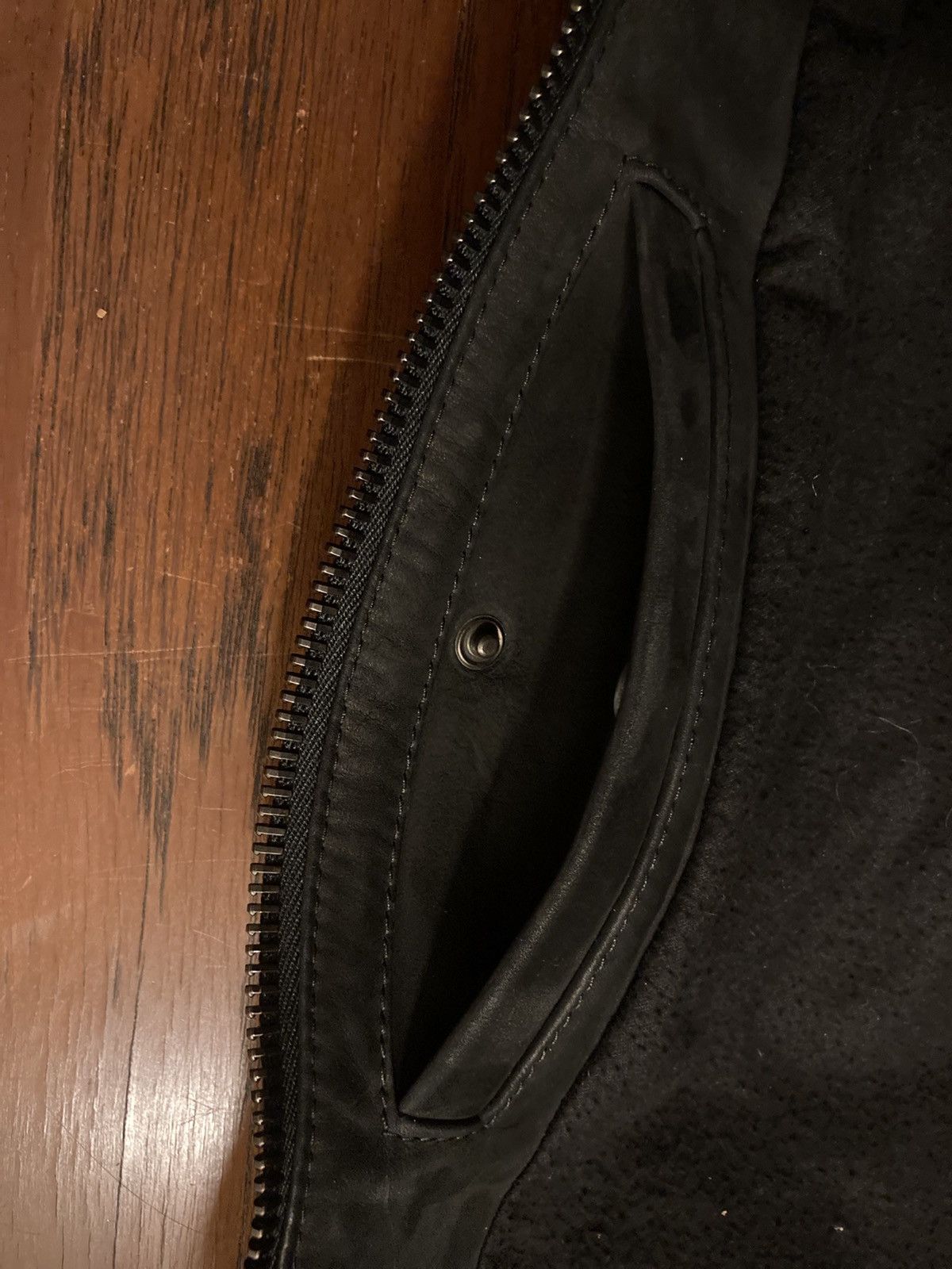 Alexandre Plokhov Black Leather w/ Hood | Grailed