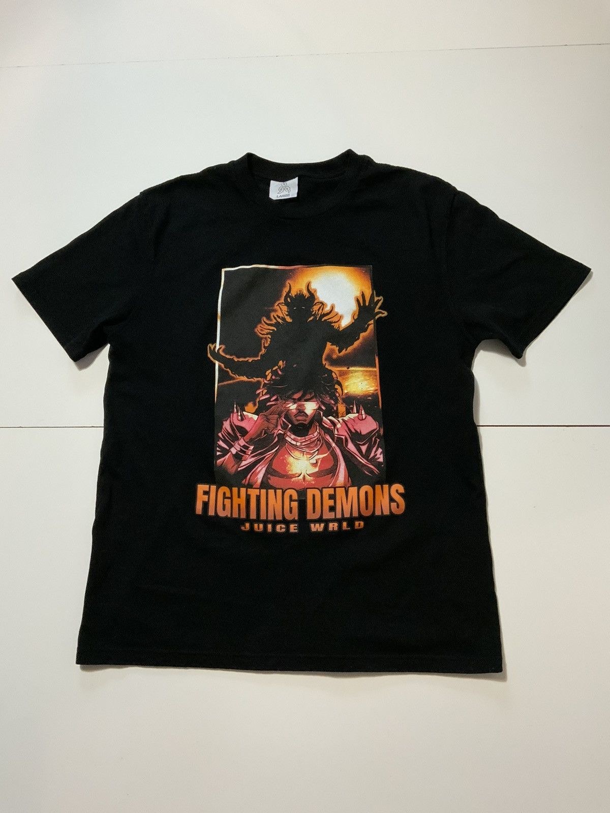 999 Club × Streetwear Juice Wrld 999 Club Fighting Demons Official ...