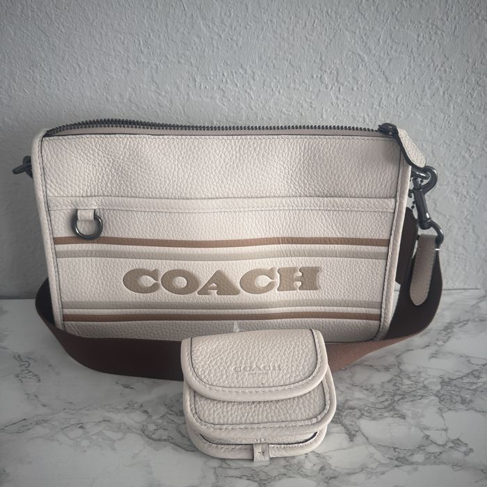 Coach coach Heritage Convertible Crossbody With Coach Stripe | Grailed