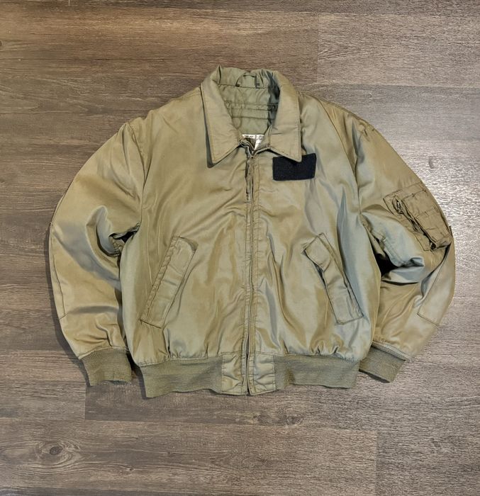 Military Vintage MIL-Tec flyer cold weather 90s USA bomber jacket | Grailed