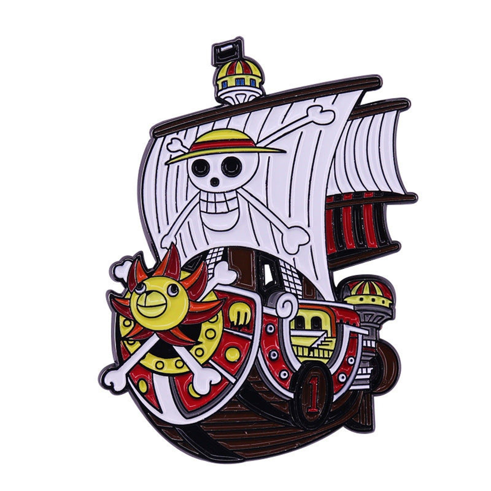 One Piece One Piece Pirate Ship Japanese Manga Anime Enamel Pins 316-1 ...