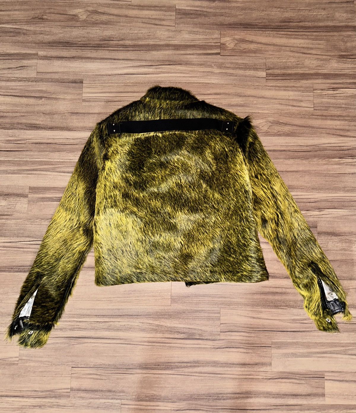 Rick Owens Alice Strobe Cropped Ponyhair Jacket | Grailed