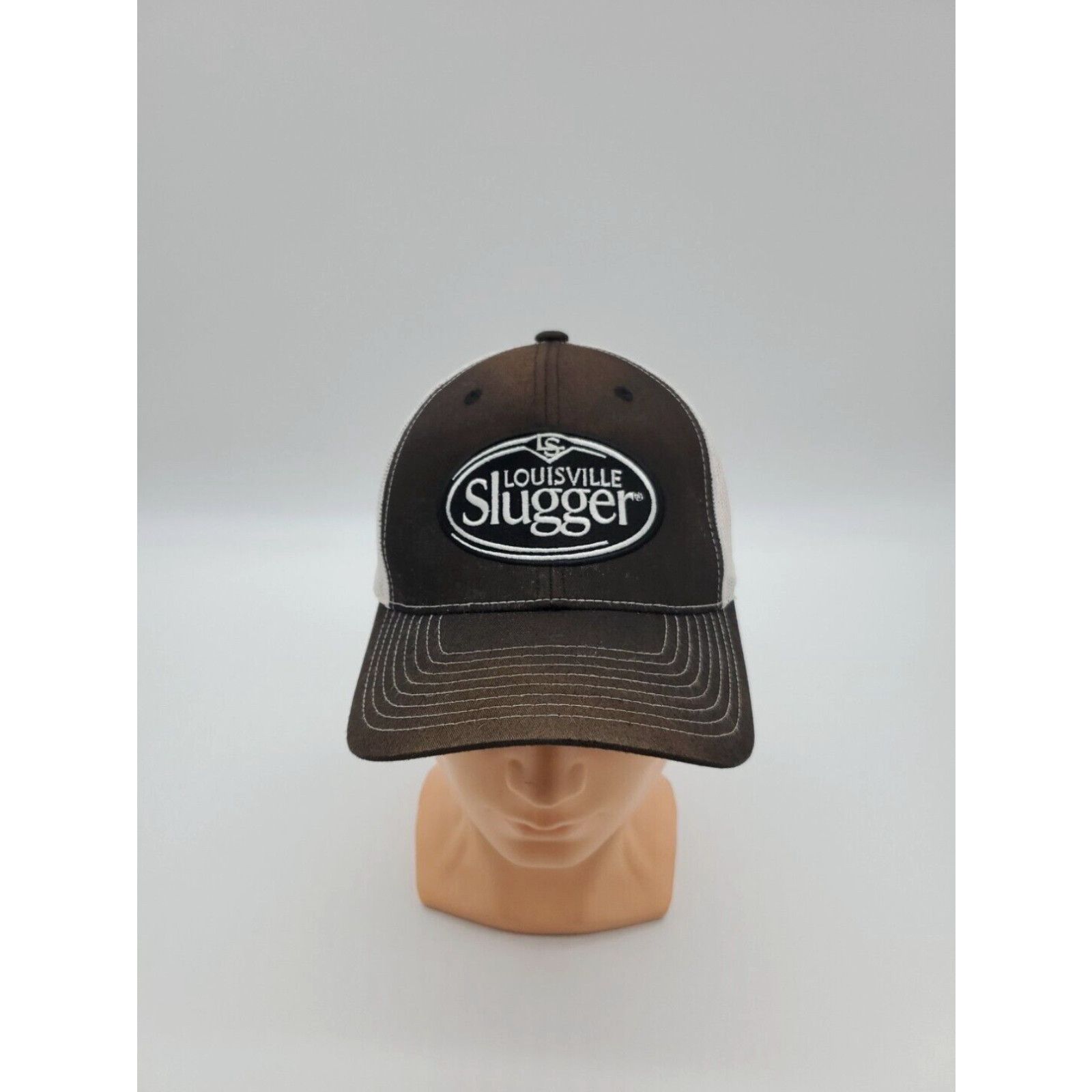 Vintage Louisville Slugger Mesh Trucker Snapback Hat Cap Baseball Richardson Black White | Grailed