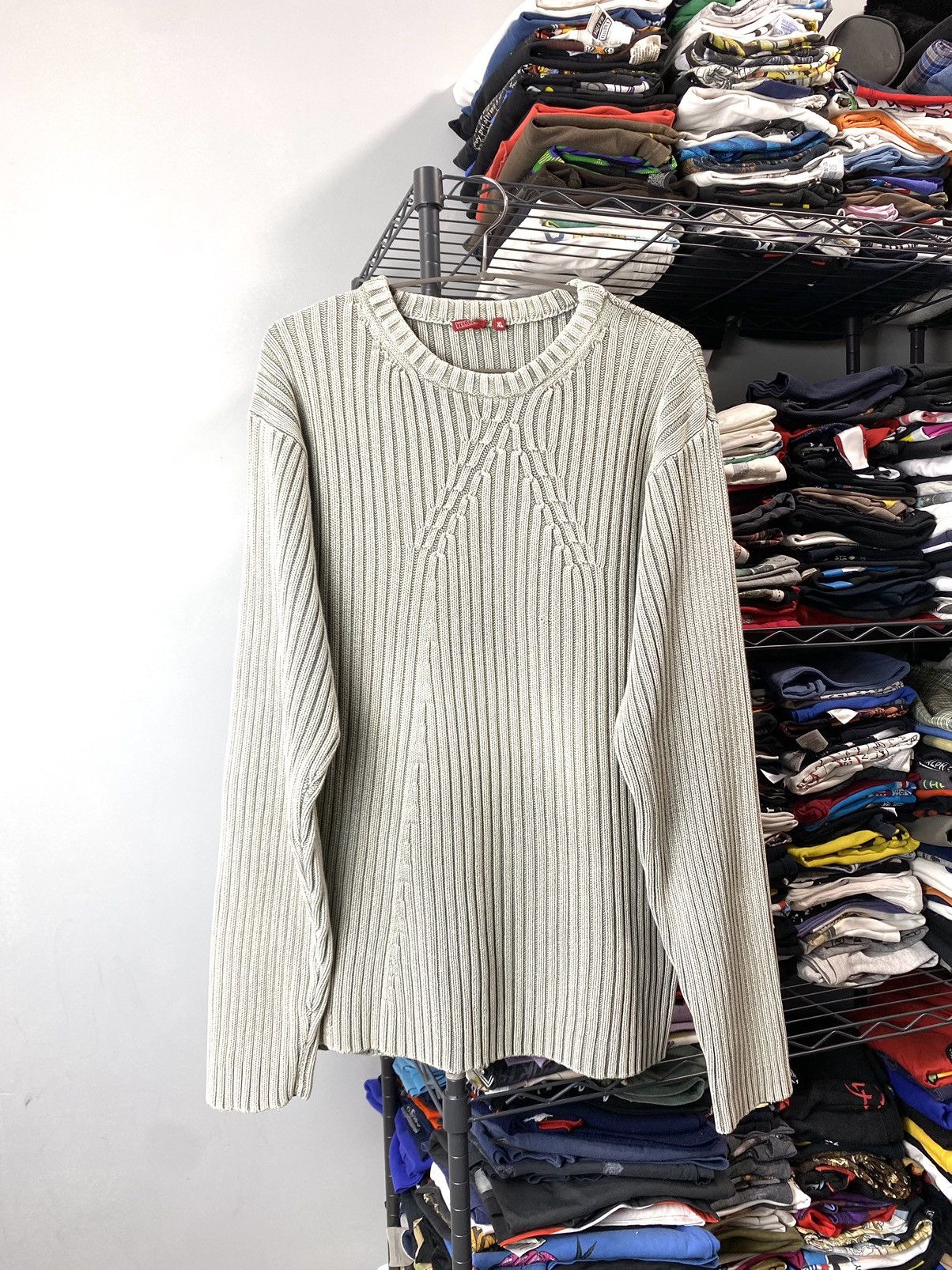 Vintage Y2K Vintage Striped Diesel Style Japanese Knit Sweater | Grailed