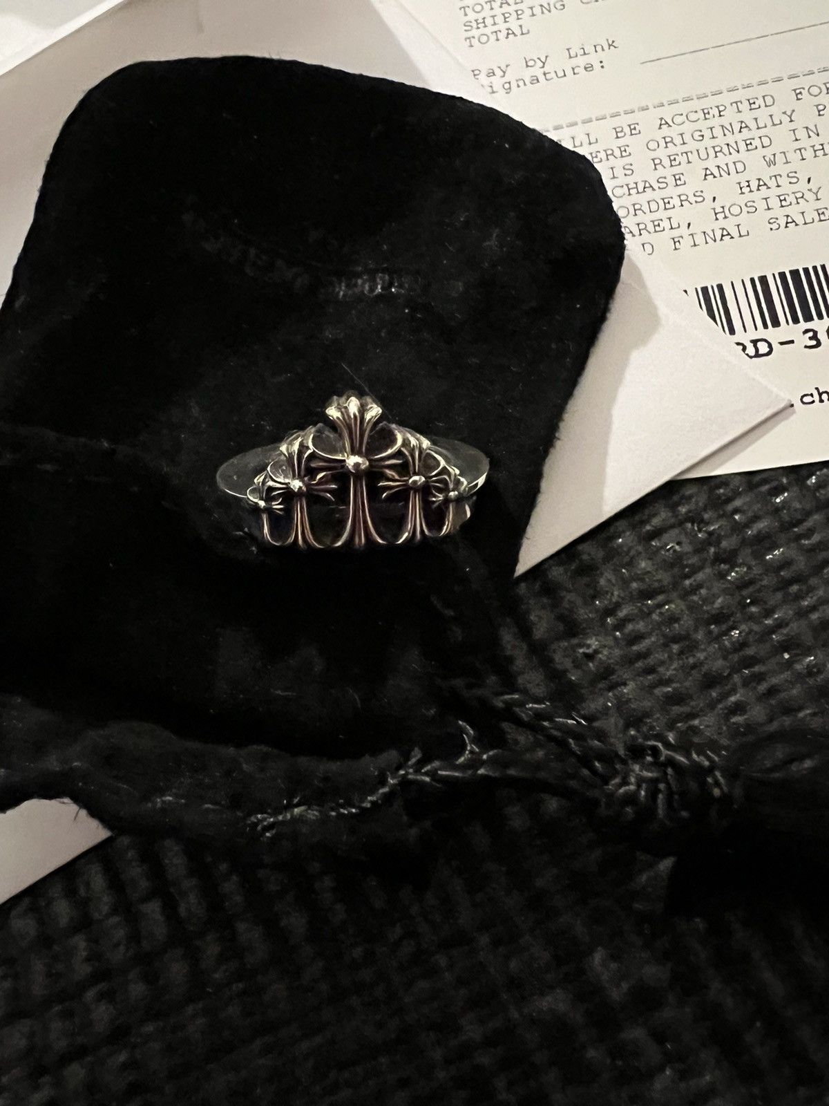 Chrome Hearts Chrome Hearts Crown Cemetery Ring size 6 | Grailed