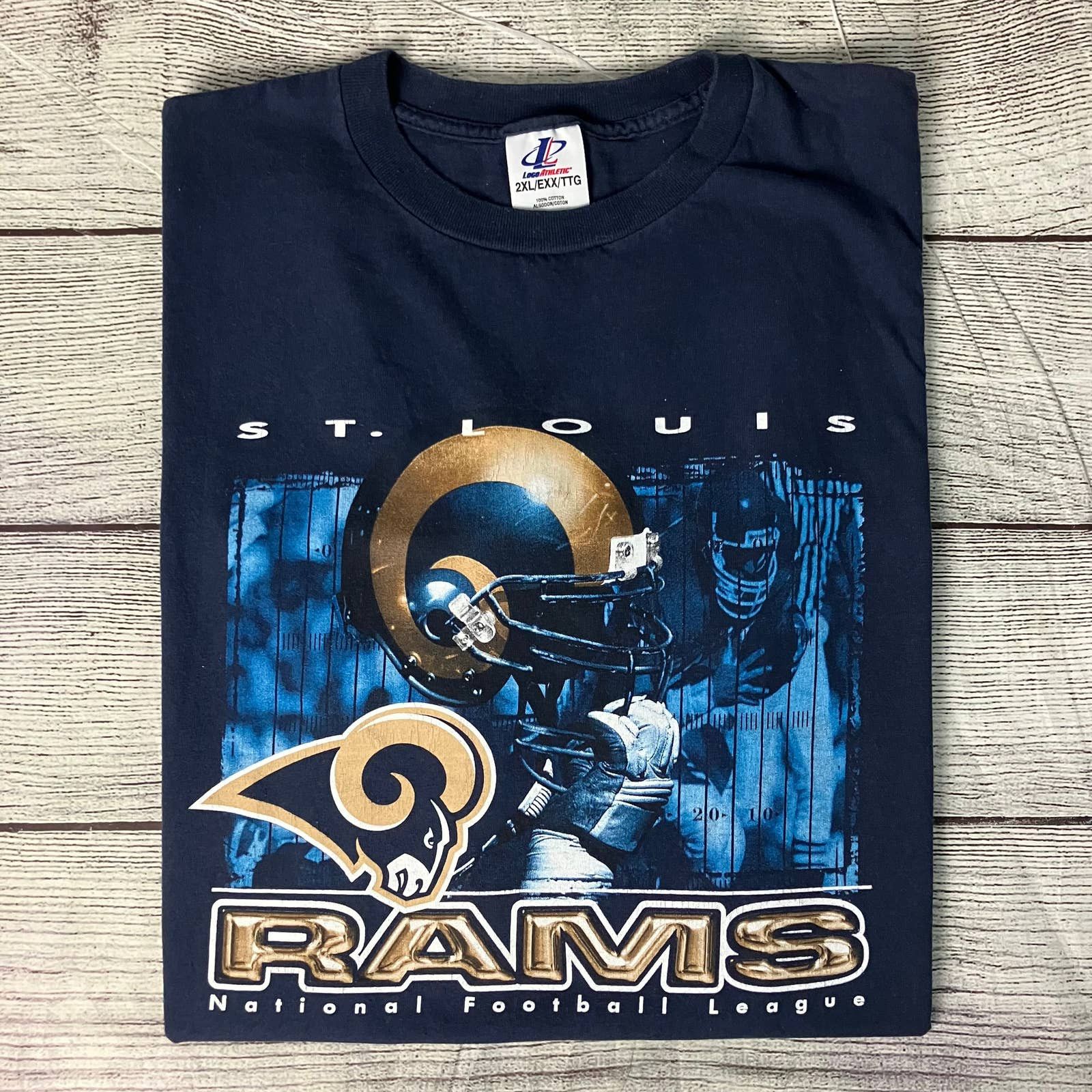 Logo Athletic × NFL × Vintage Vintage 1990s St. Louis Rams Logo ...