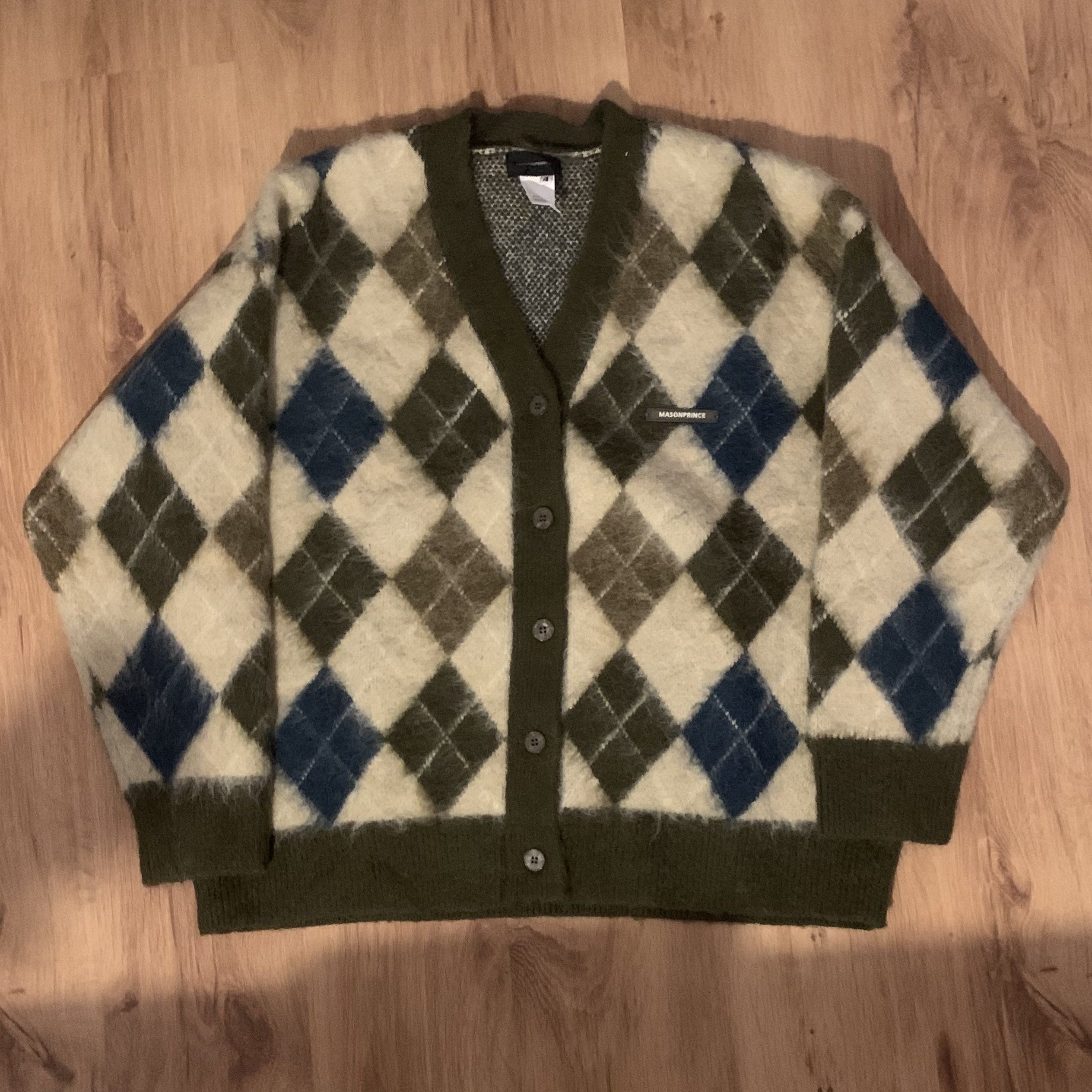 Streetwear × Vintage Mason Prince Mohair Cardigan | Grailed