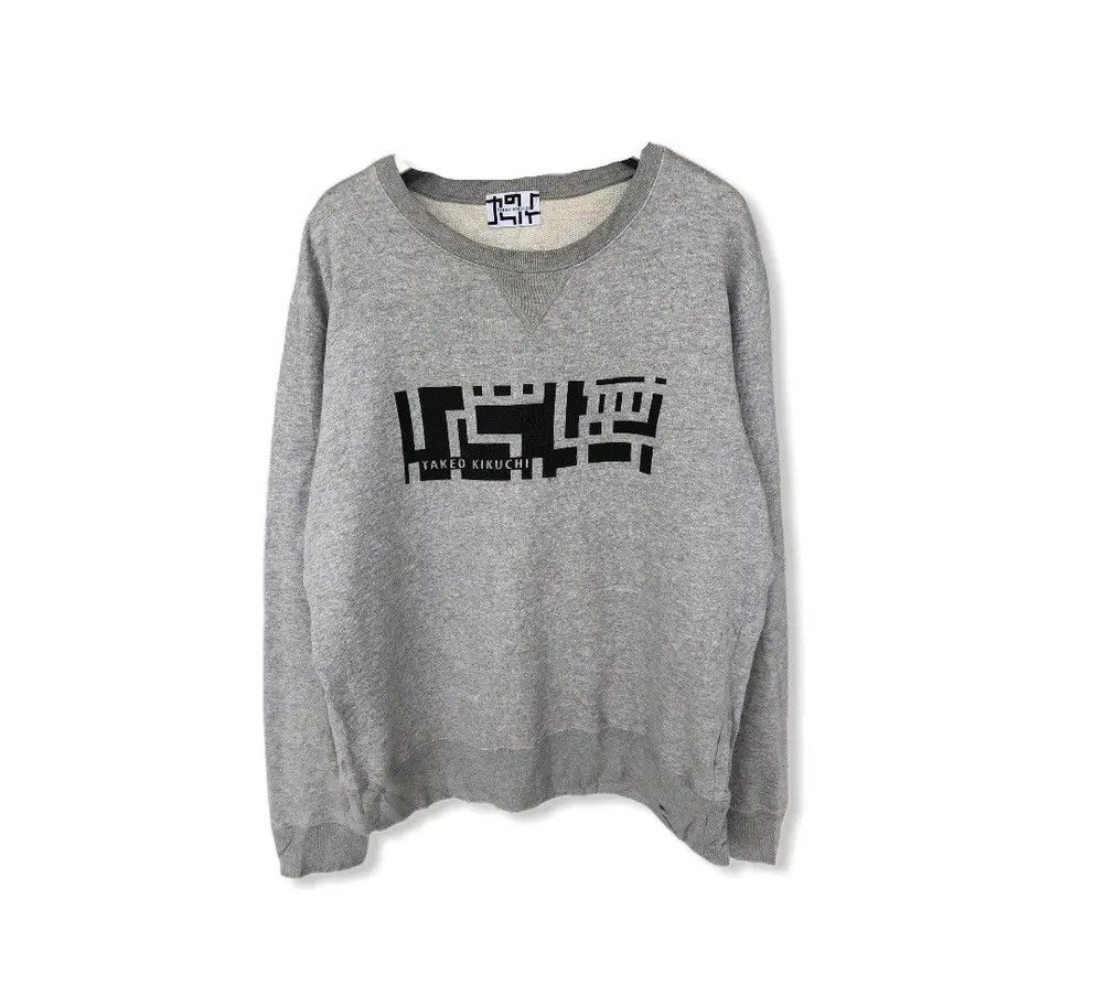 Japanese Brand × Takeo Kikuchi Japanese Brand Takeo Kikuchi Big Logo Sweatshirt | Grailed