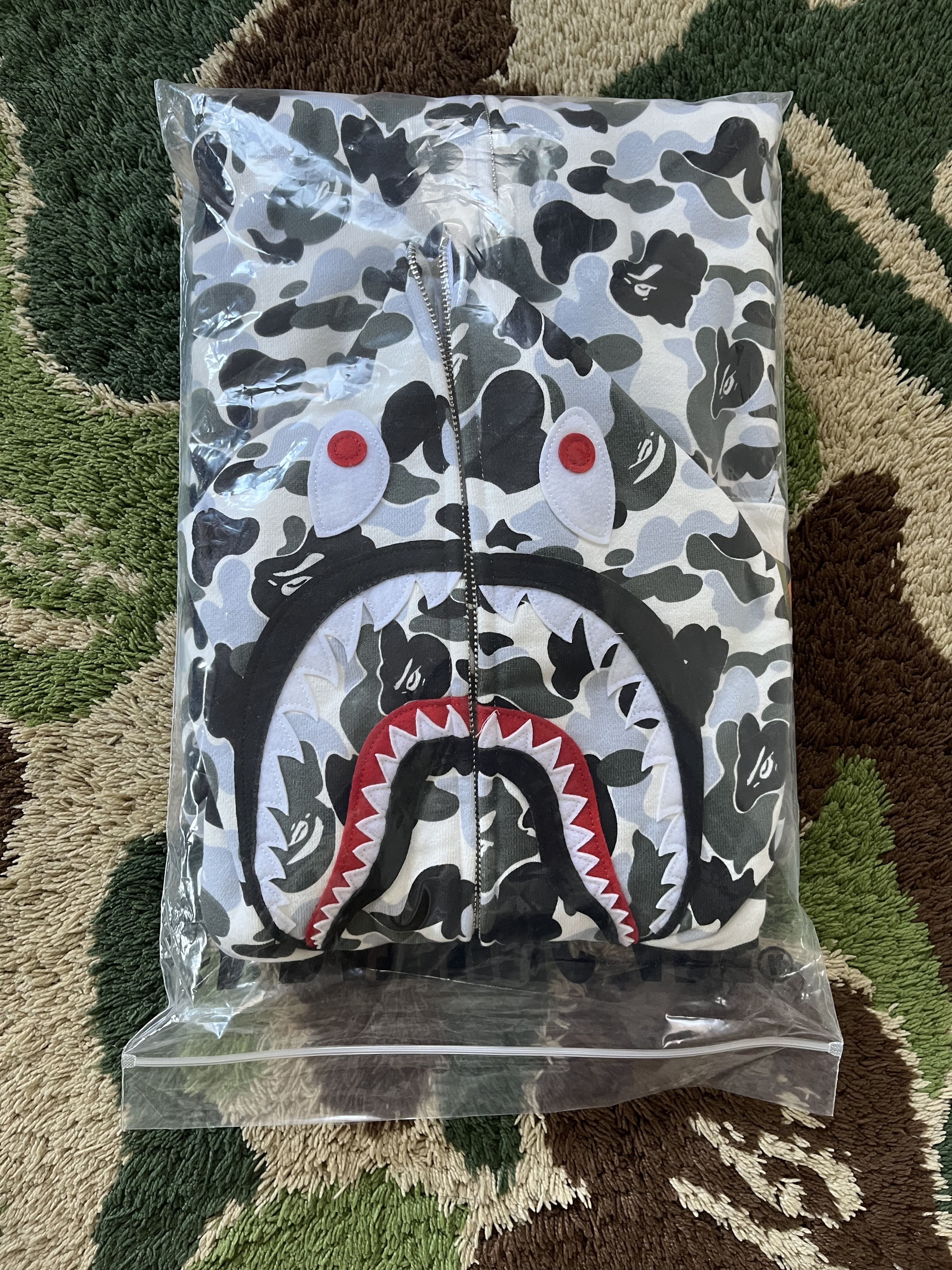 Bape BAPE KYOTO STORE EXCLUSIVE SHARK SEPARATE FULL ZIP HOODIE | Grailed