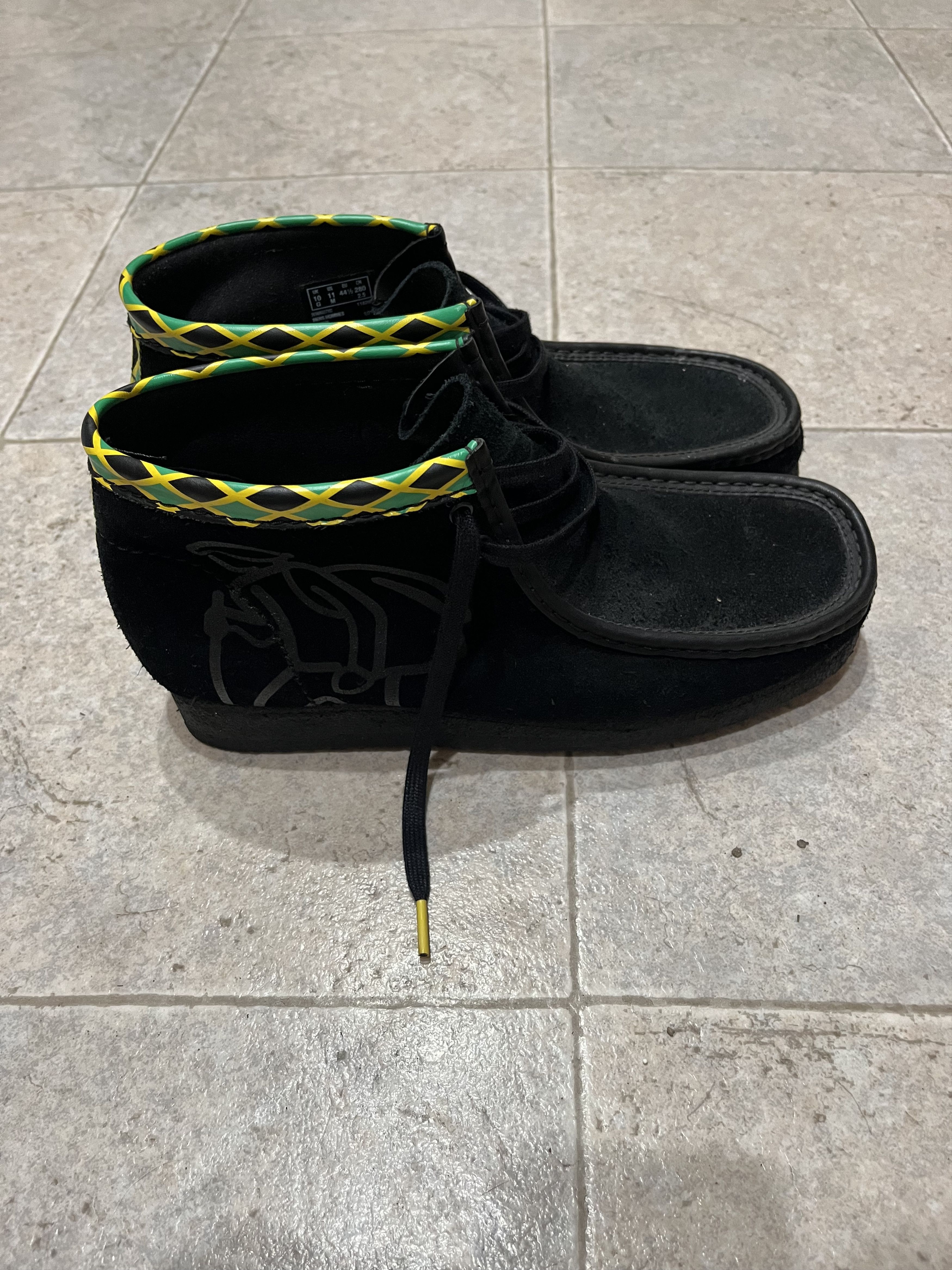 Clarks Clarks Originals Wallabee Boots Jamaican Bee Suede | Grailed