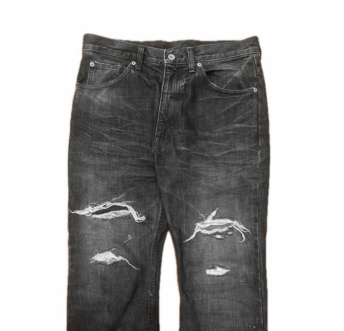 Isamu Katayama Backlash Backlash aw02 Gray Denim | Grailed