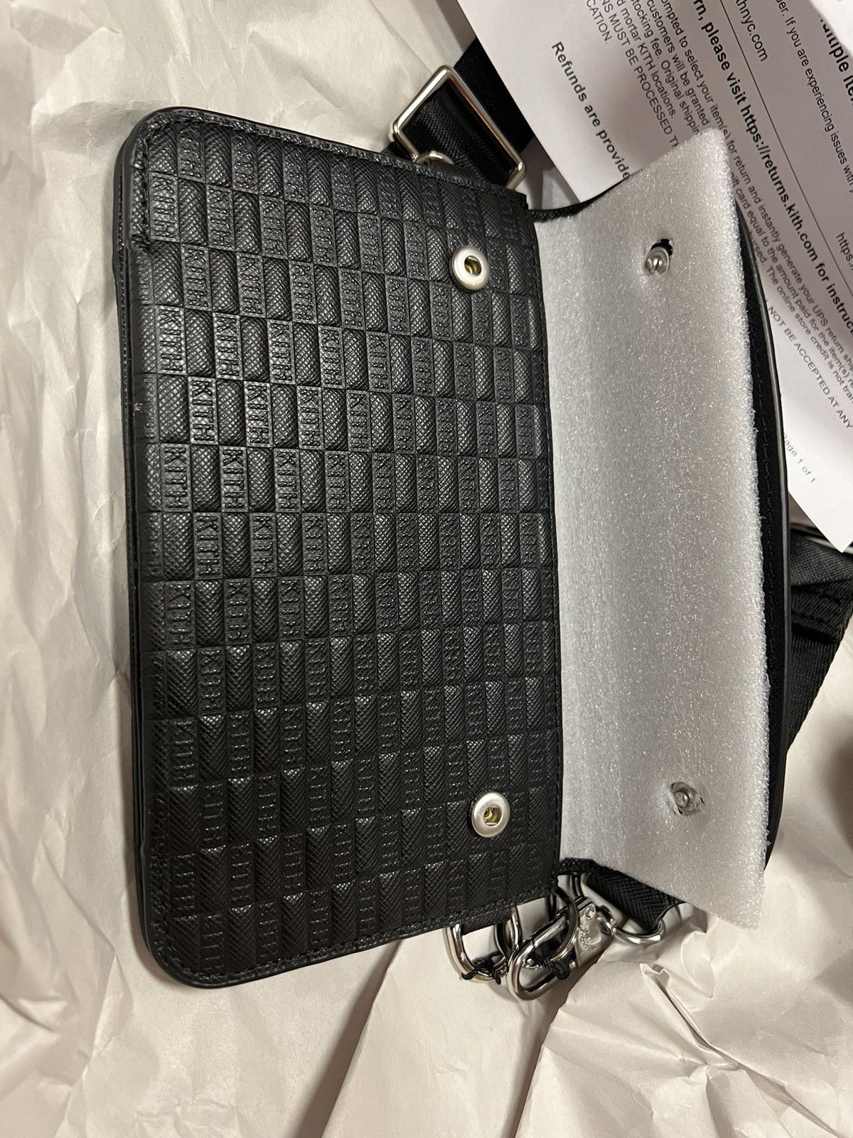Kith Kith Double Pouch Crossbody in Kith Monogram | Grailed