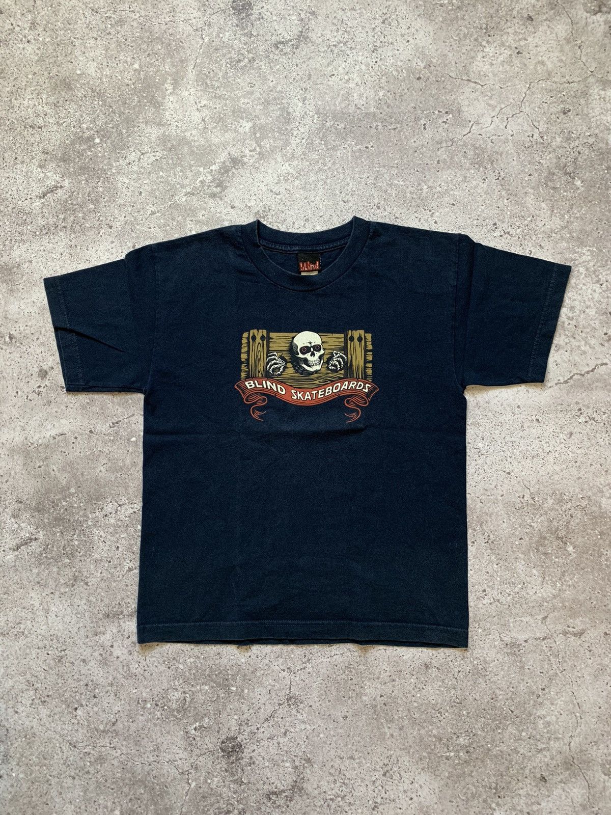 Hook-Ups × Only The Blind × Vintage Vintage Rare Tees Blind Skeleton ...