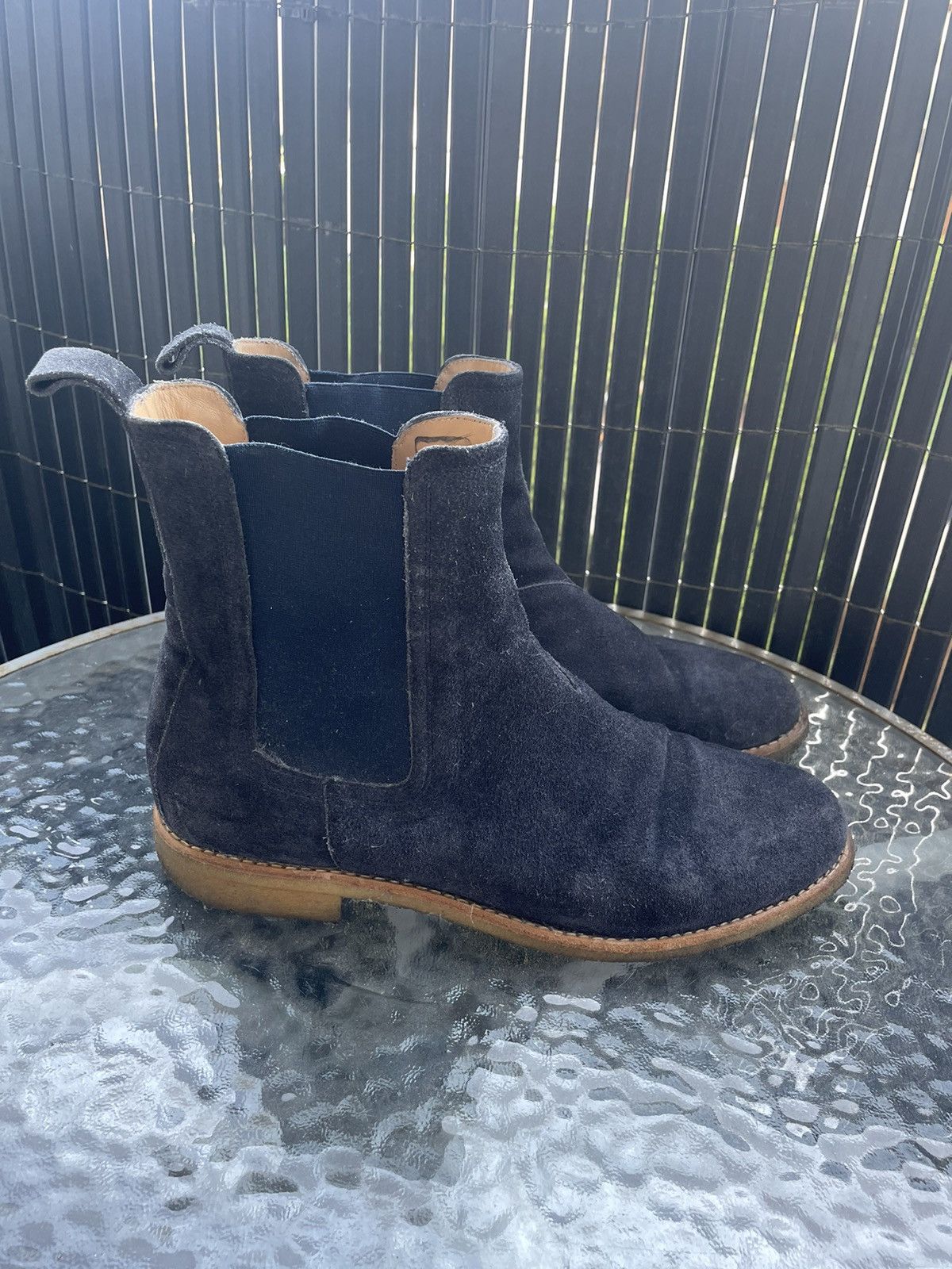 Represent Clo. Represent navy Chelsea Boots | Grailed