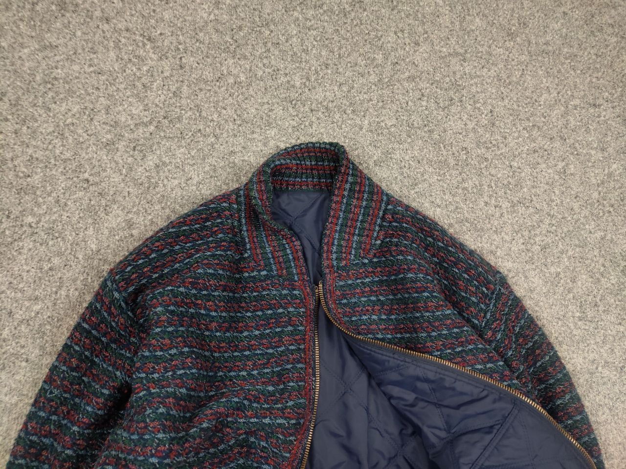 Missoni Missoni Reversible Double Sided Zip Bomber Jacket Vintage | Grailed