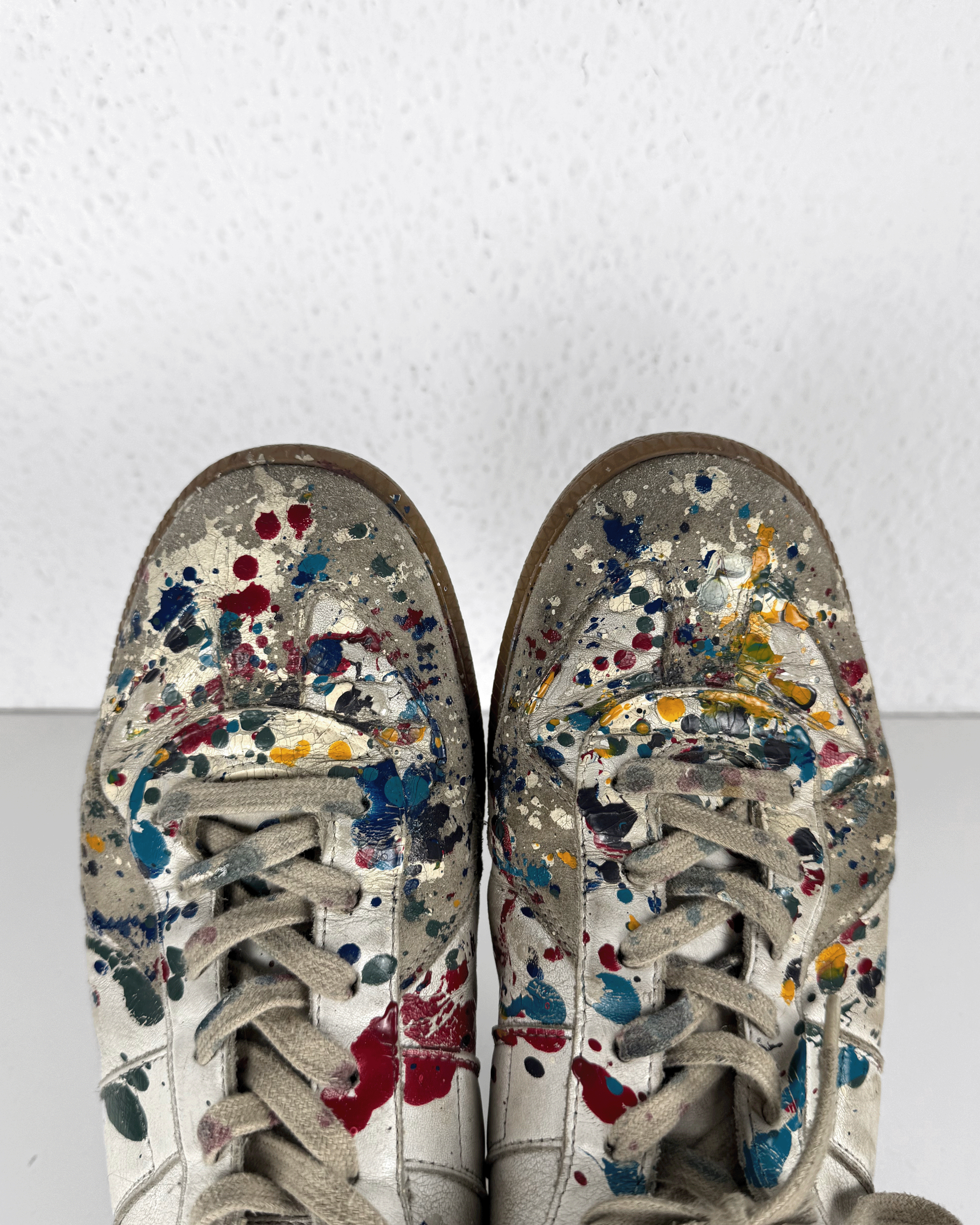 Maison Margiela Maison Margiela Paint Splatter Replica GAT Sneakers ...
