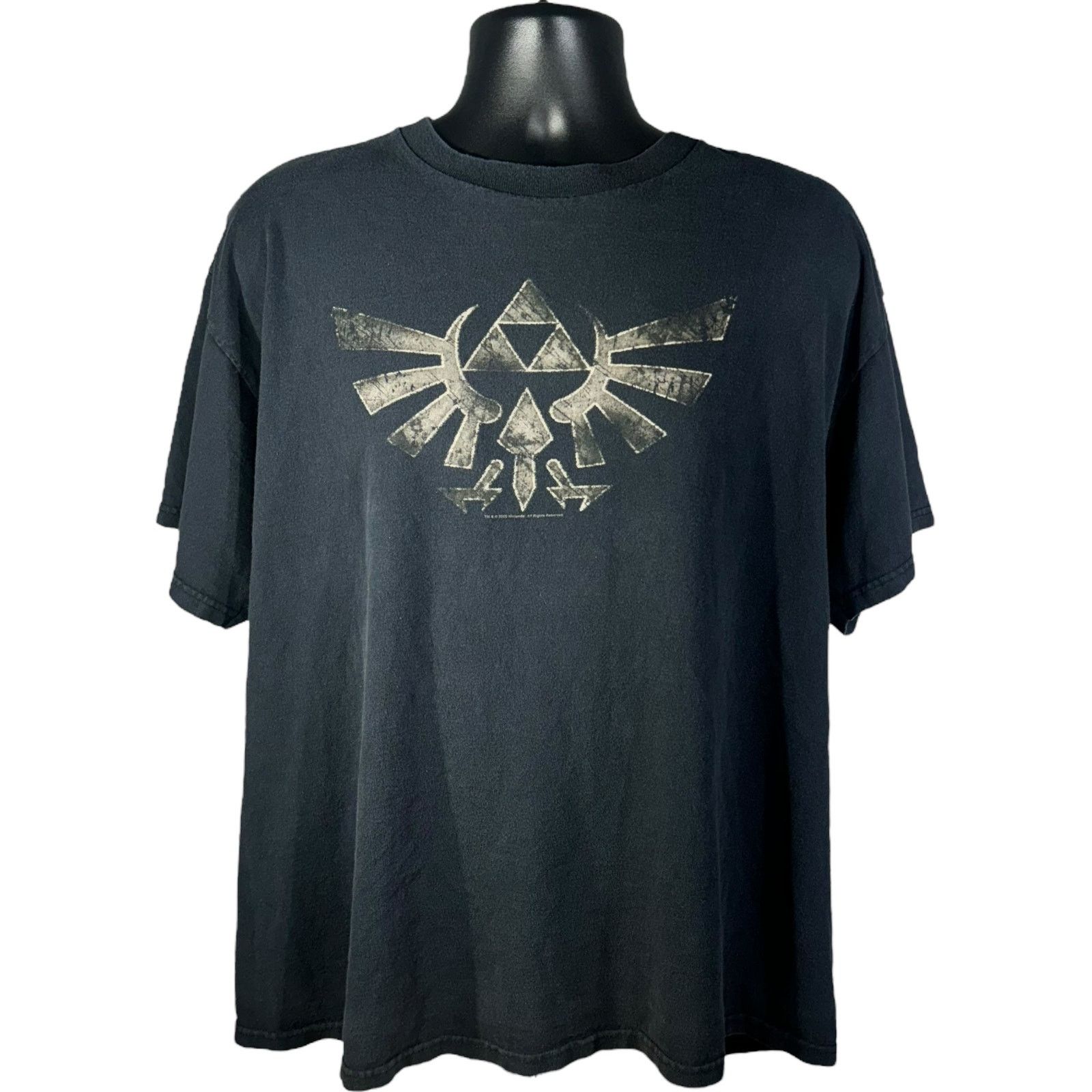 Delta Vintage The Legend Of Zelda Ocarina Of Time Logo Tee 2005 | Grailed