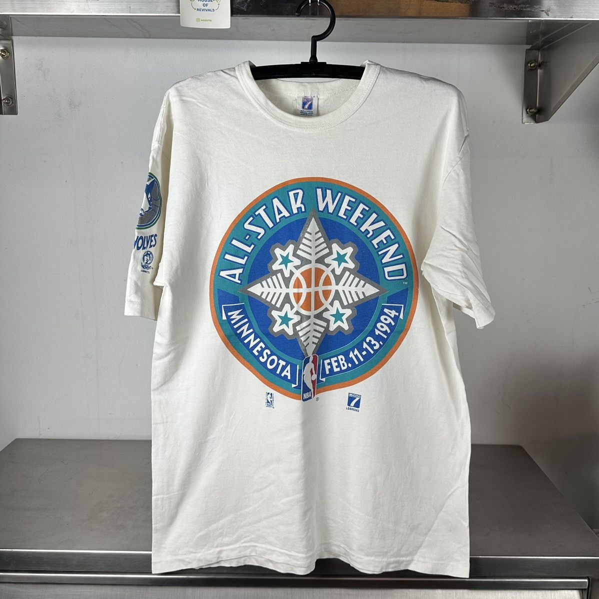 Logo 7 × NBA × Vintage Vintage 1994 Minnesota Timberwolves NBA All Star ...