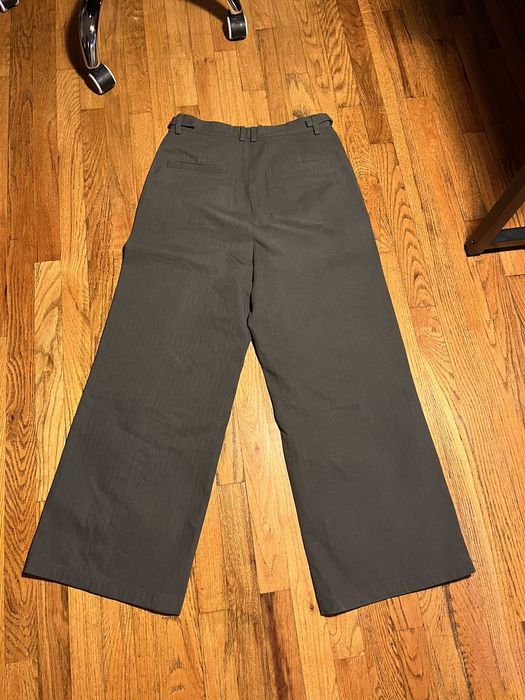 Vintage Bleeding indigo HBT WIDE PANTS | Grailed