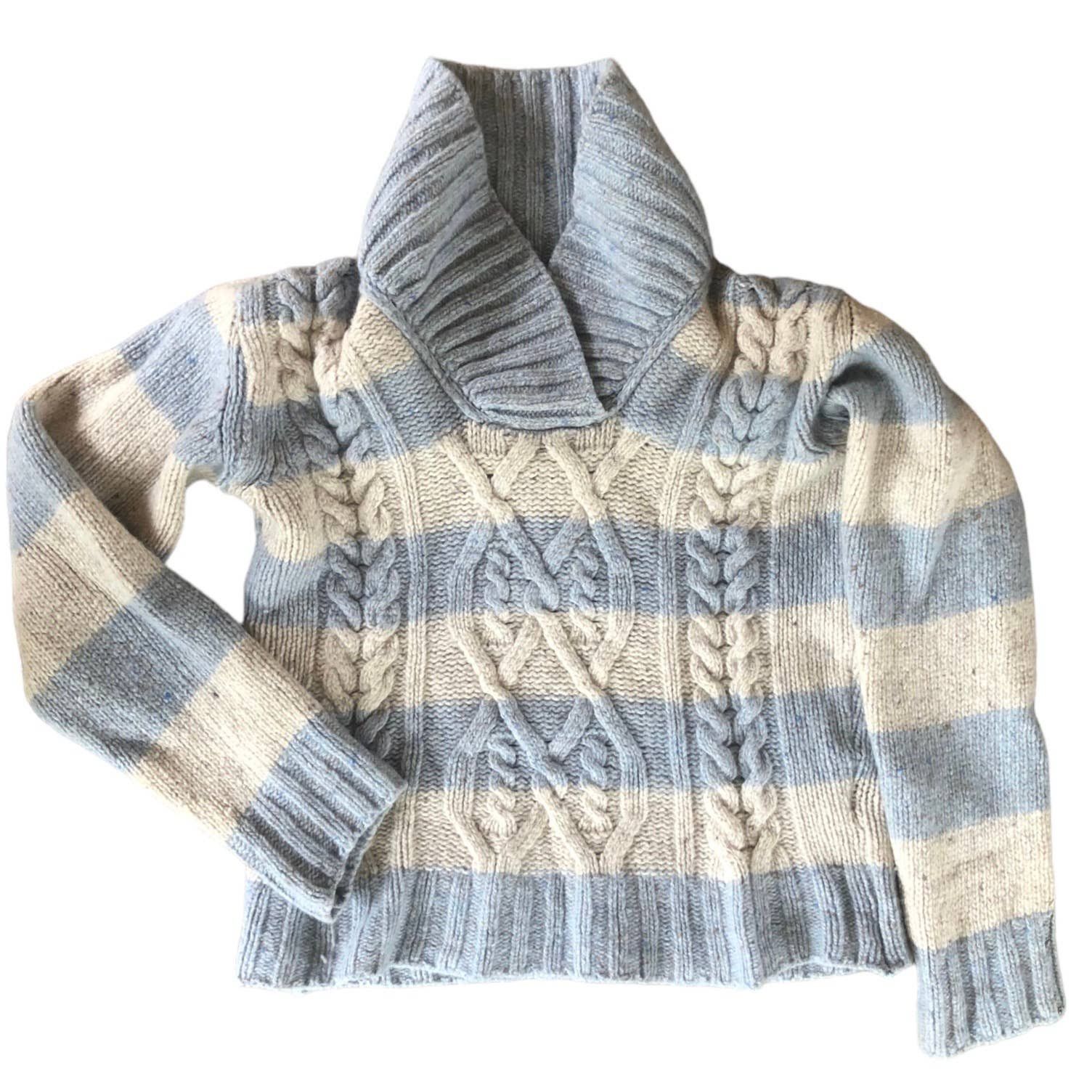 1205 Irelands Eye Sweater Women’s M Wool Chunky Cable Knit | Grailed