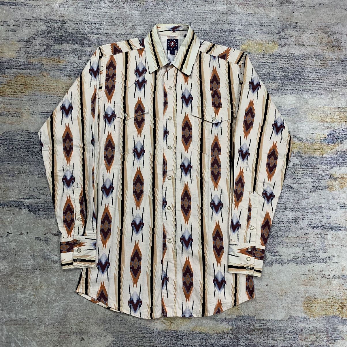 Panhandle Slim × Vintage Panhandle slim navajo western shirt | Grailed