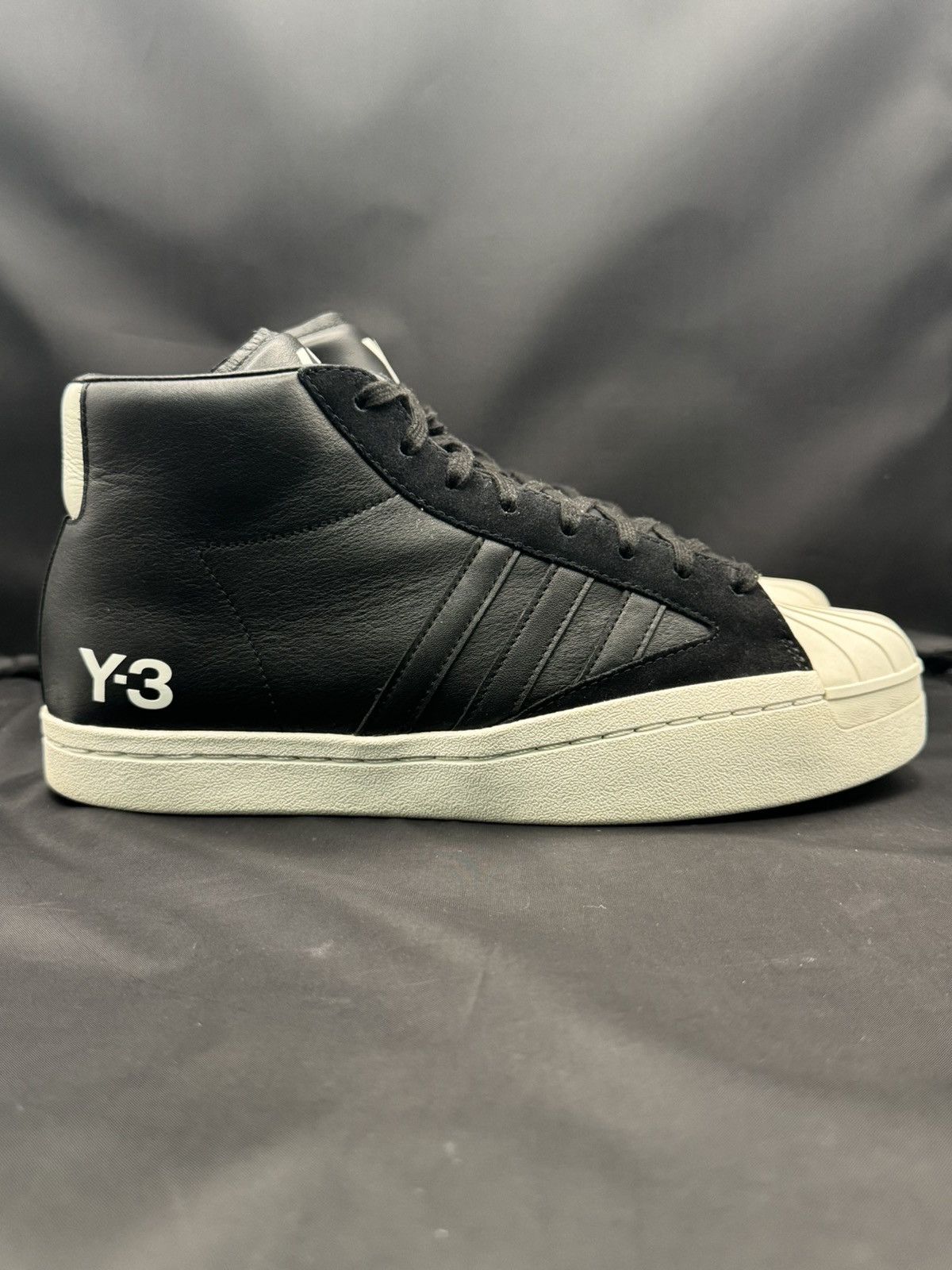 Y-3 × Yohji Yamamoto Size 8.5 - Y-3 Yohji Pro Black Off White | Grailed