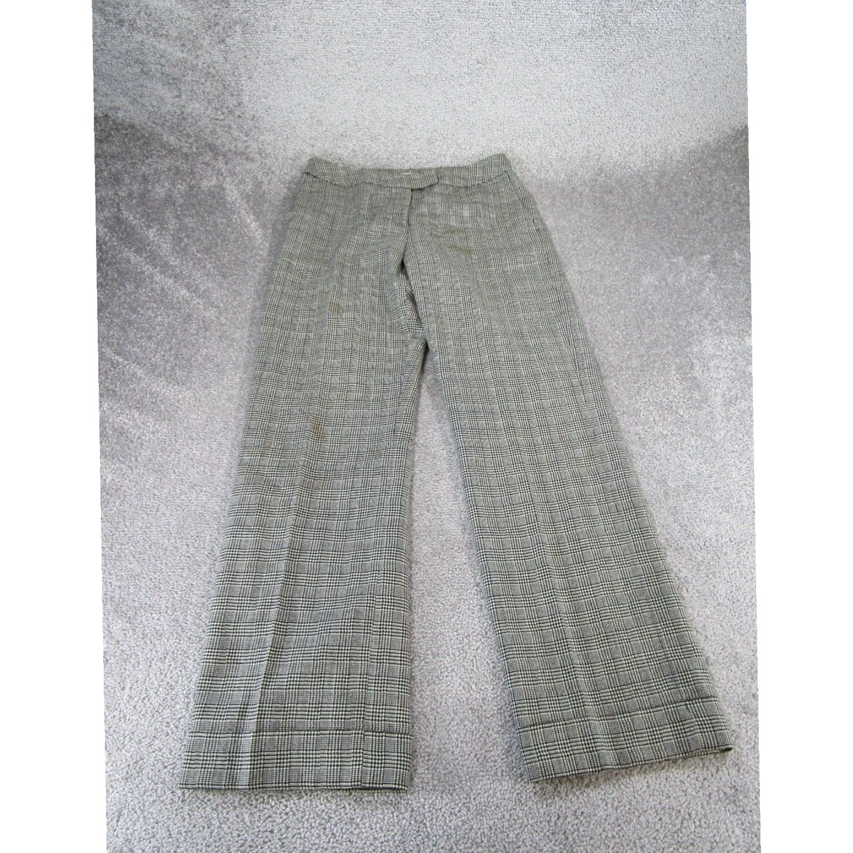 Pendleton Pendleton Womens Pants Gray Black Glen Plaid Virgin Wool 8 ...