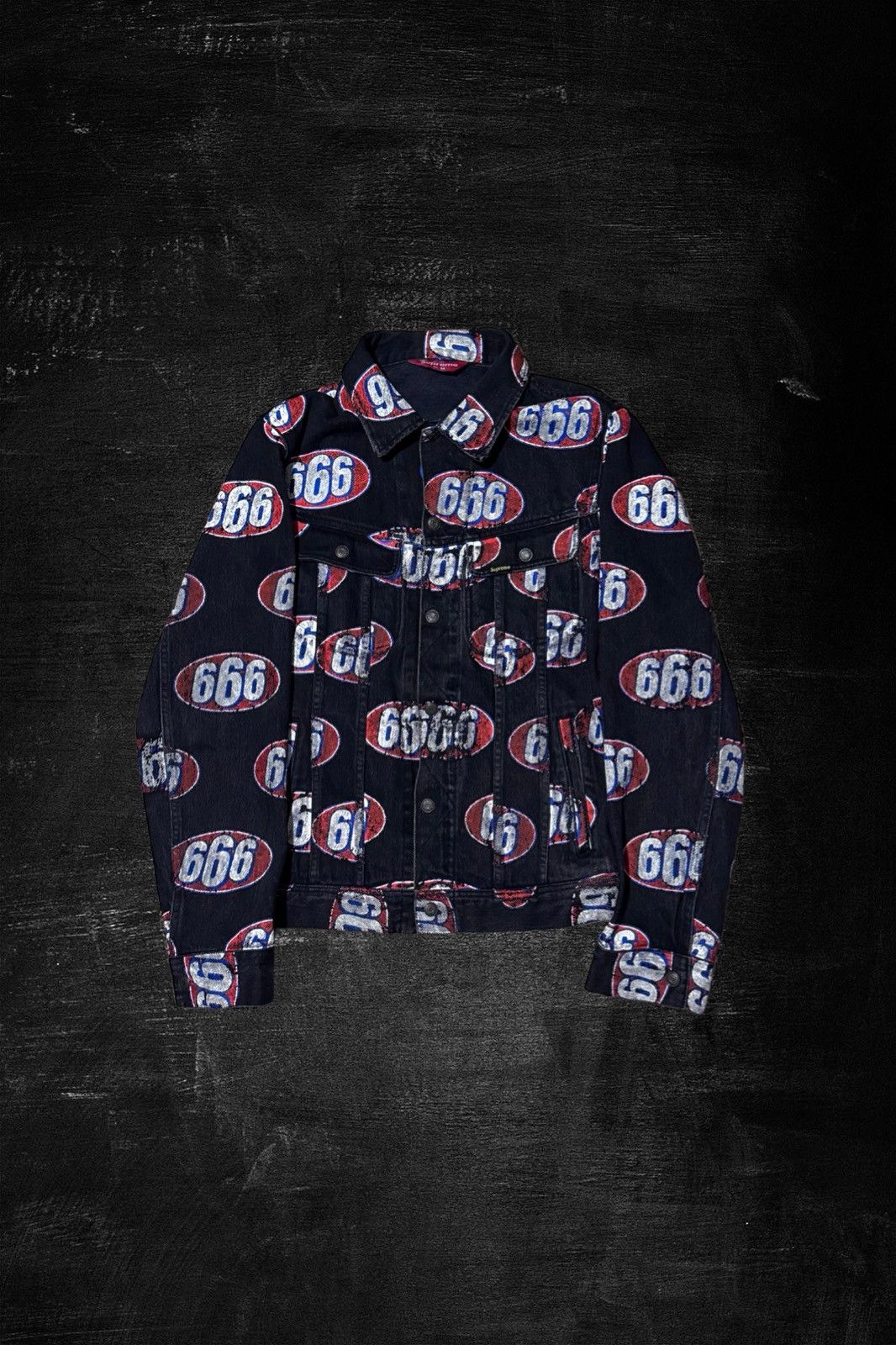 Supreme 2017 Supreme 666 Denim Jacket | Grailed