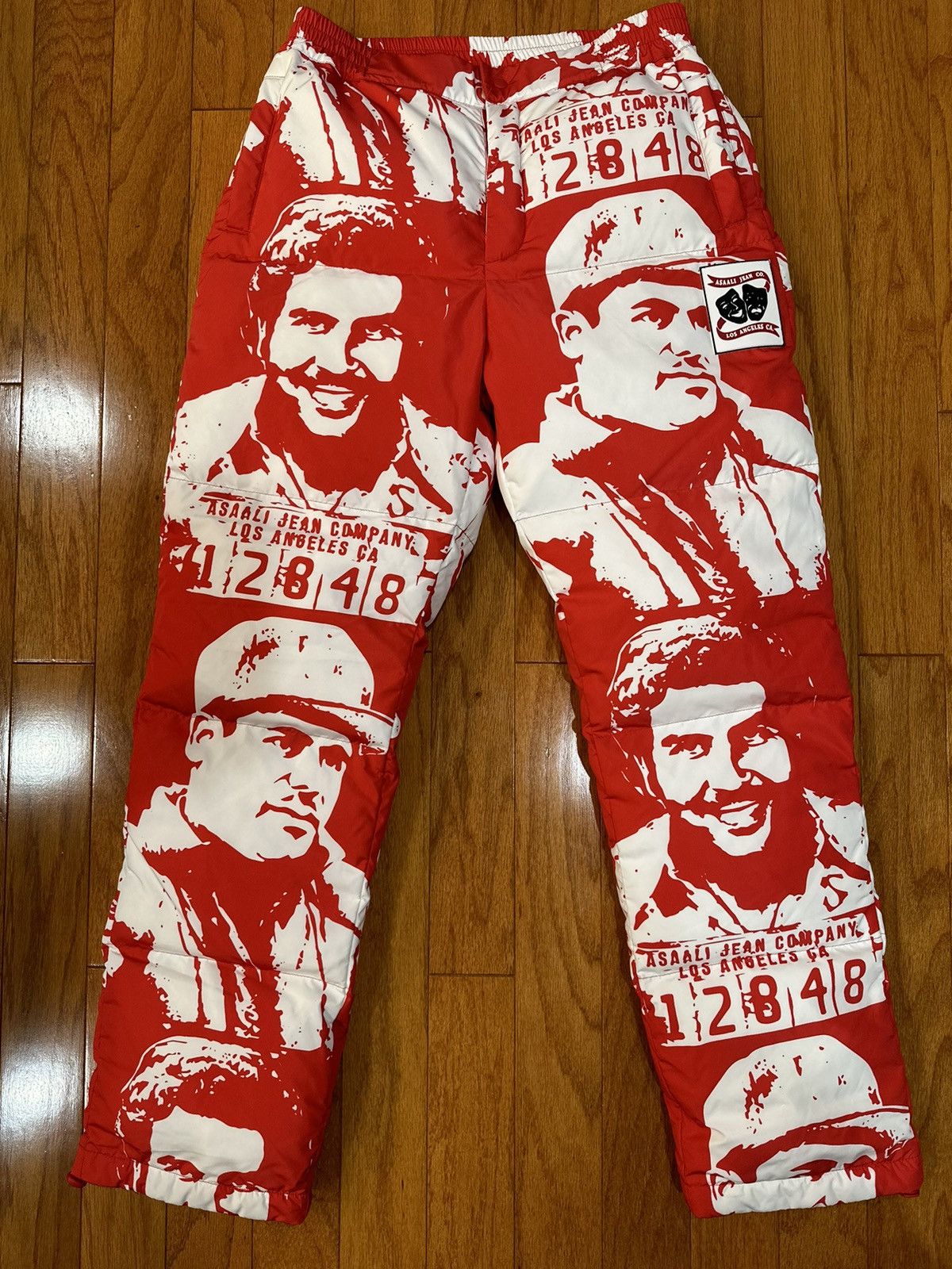 Asaali Asaali SS24 Red Cartel Puffer Pants | Grailed