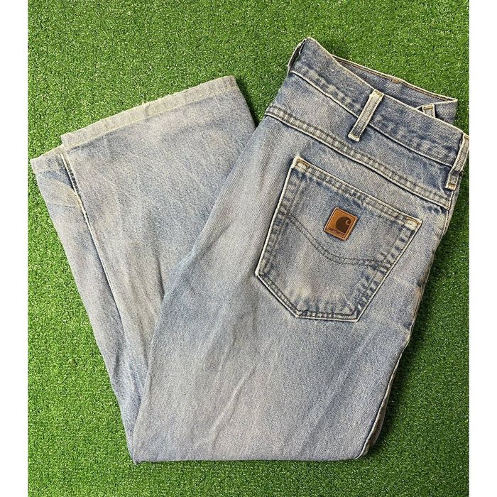 Carhartt Vintage 90s Carhartt Light Baggy 35 Large Jeans Pants USA | Grailed