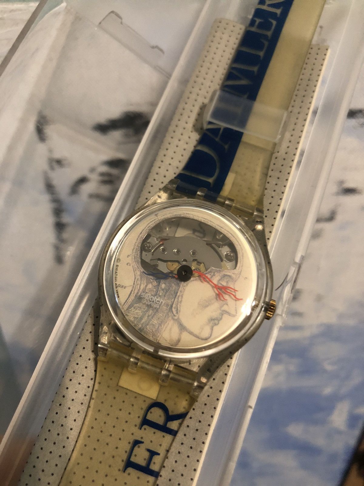 Swatch RARE Swatch tickling brain | Grailed