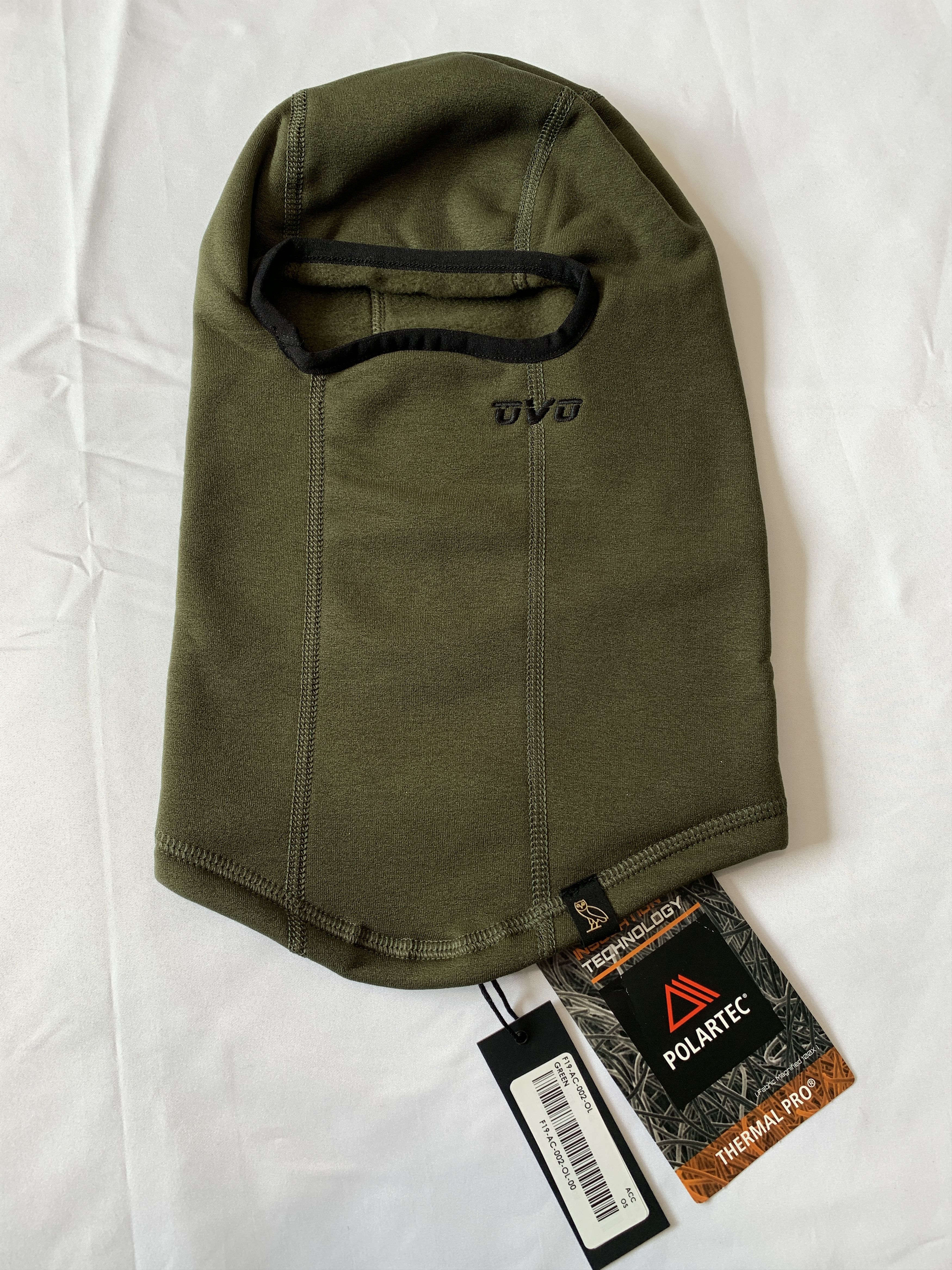Drake OVO POLARTEC® POWER STRETCH BALACLAVA SKI MASK - GREEN | Grailed