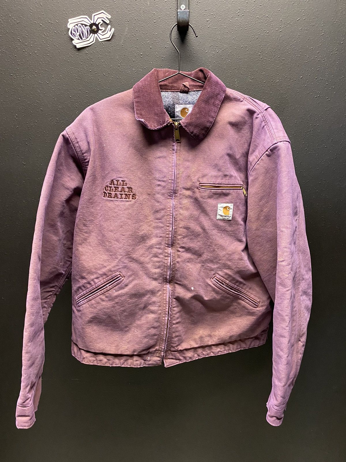 Carhartt × Streetwear Purple Carhartt Detroit Jacket Vintage | Grailed
