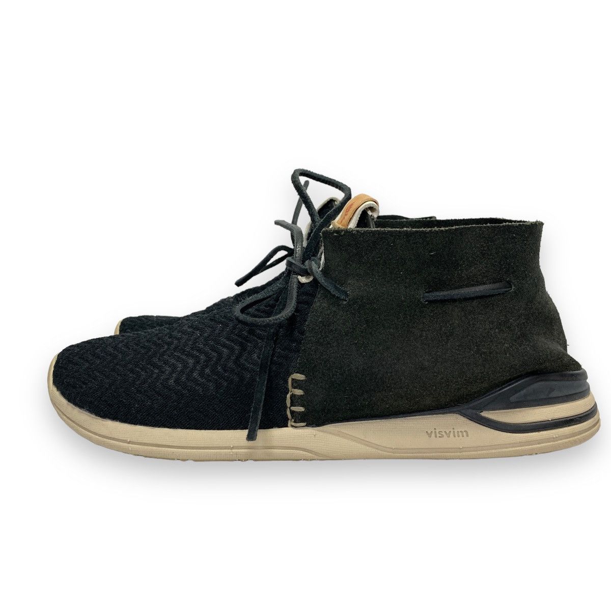 Visvim VISVIM 16AW HURON MESH MOC FOLK BLACK | Grailed