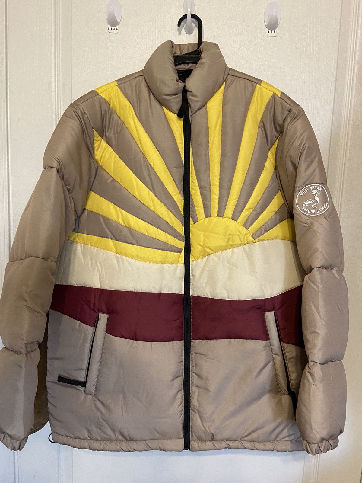 Streetwear Wesc vegan landscape puffer jacket | Grailed