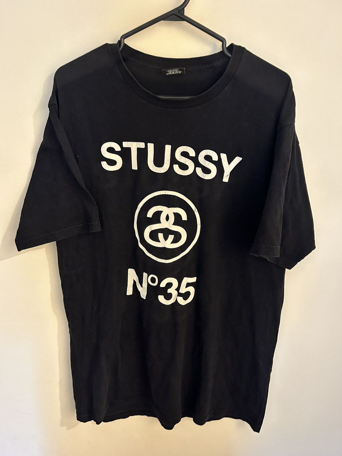Fragment Design × Stussy Stussy x Fragment 2015 Collab T-Shirt Black ...