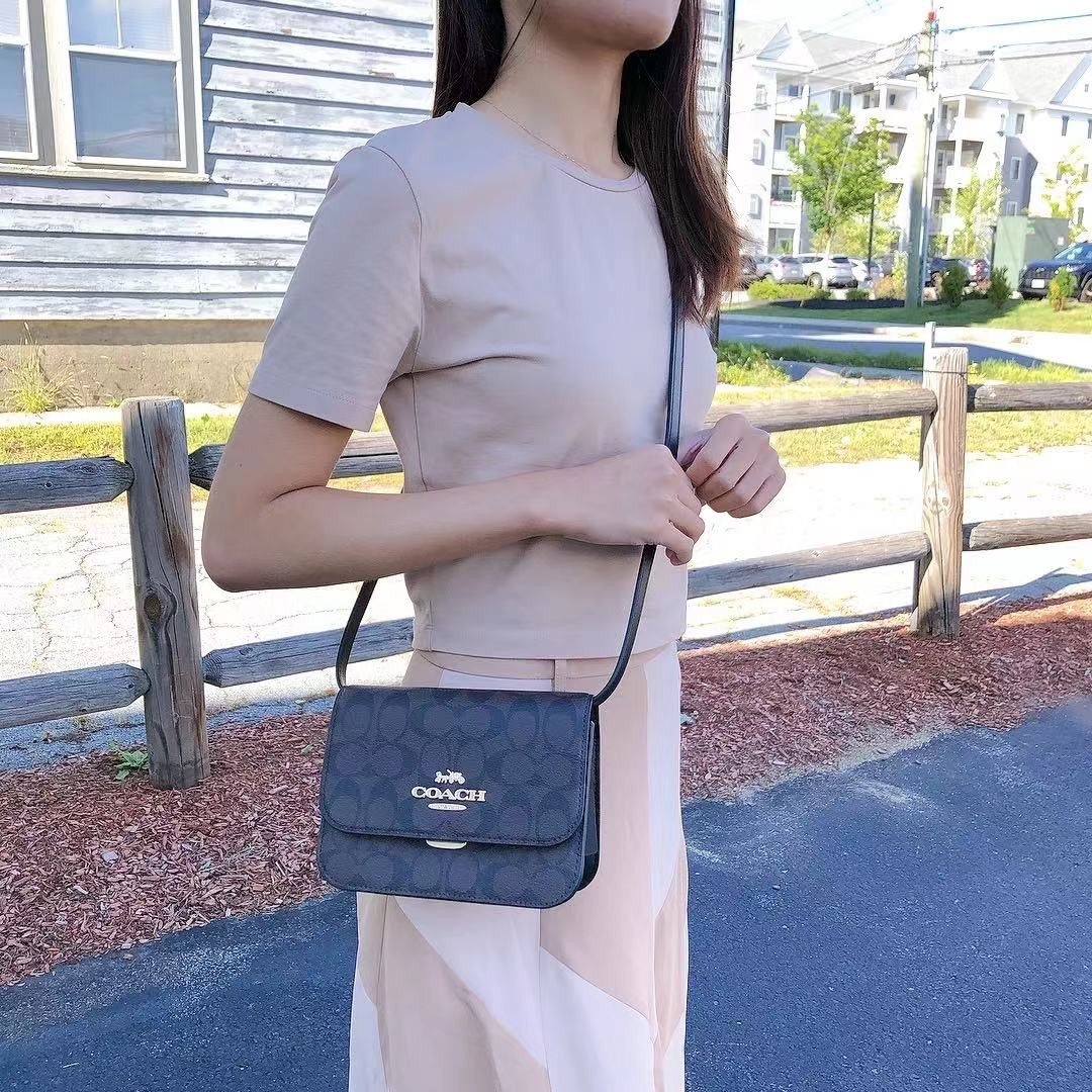 Coach Coach C5592 Mini Brynn Crossbody In Signature Canvas Brown | Grailed