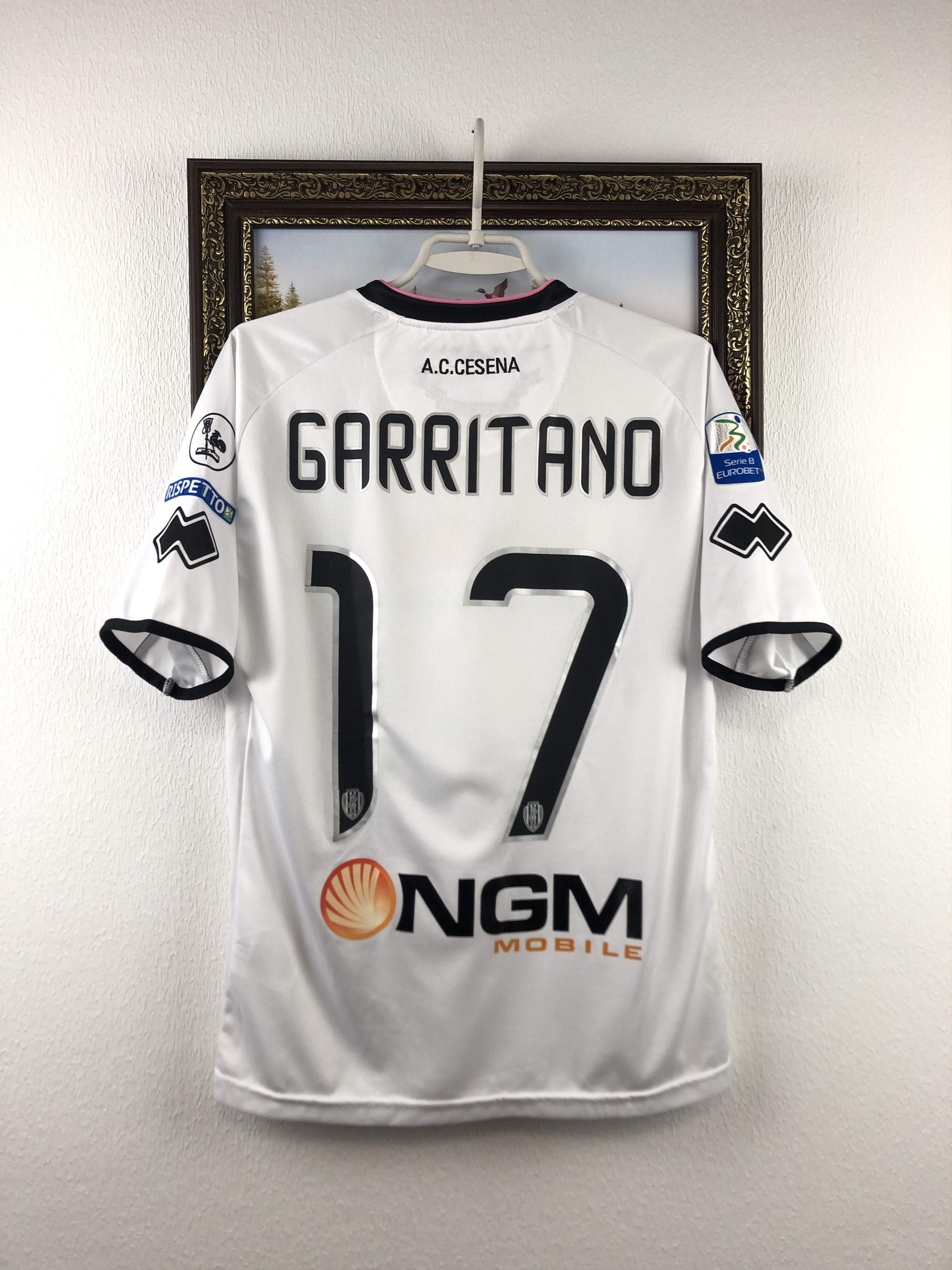 Rare × Soccer Jersey × Sportswear Cesena football shirt Match Worn ...