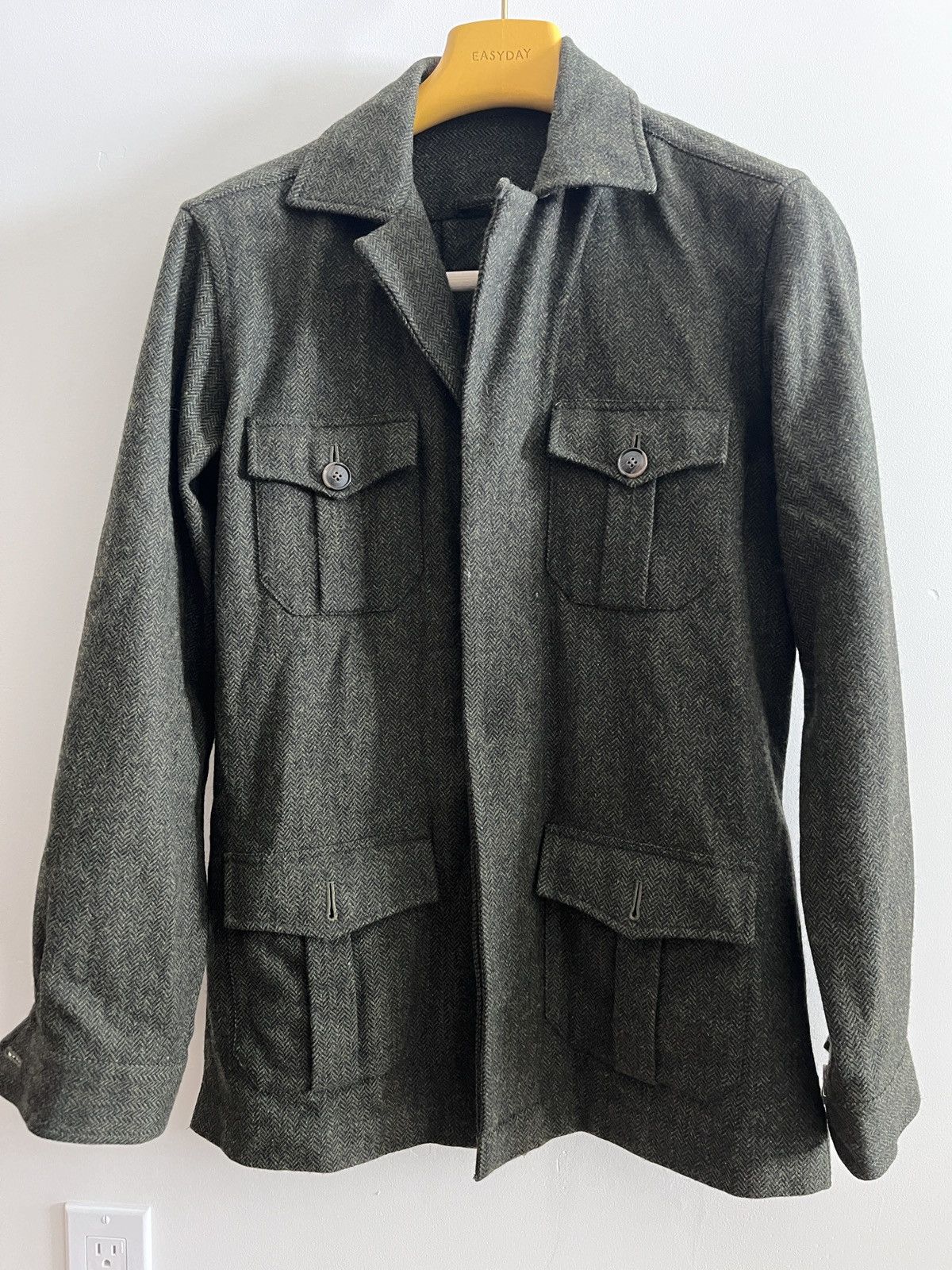 Ascot Chang The Armoury x Ascot Chang Herringbone Safari Jacket Small ...