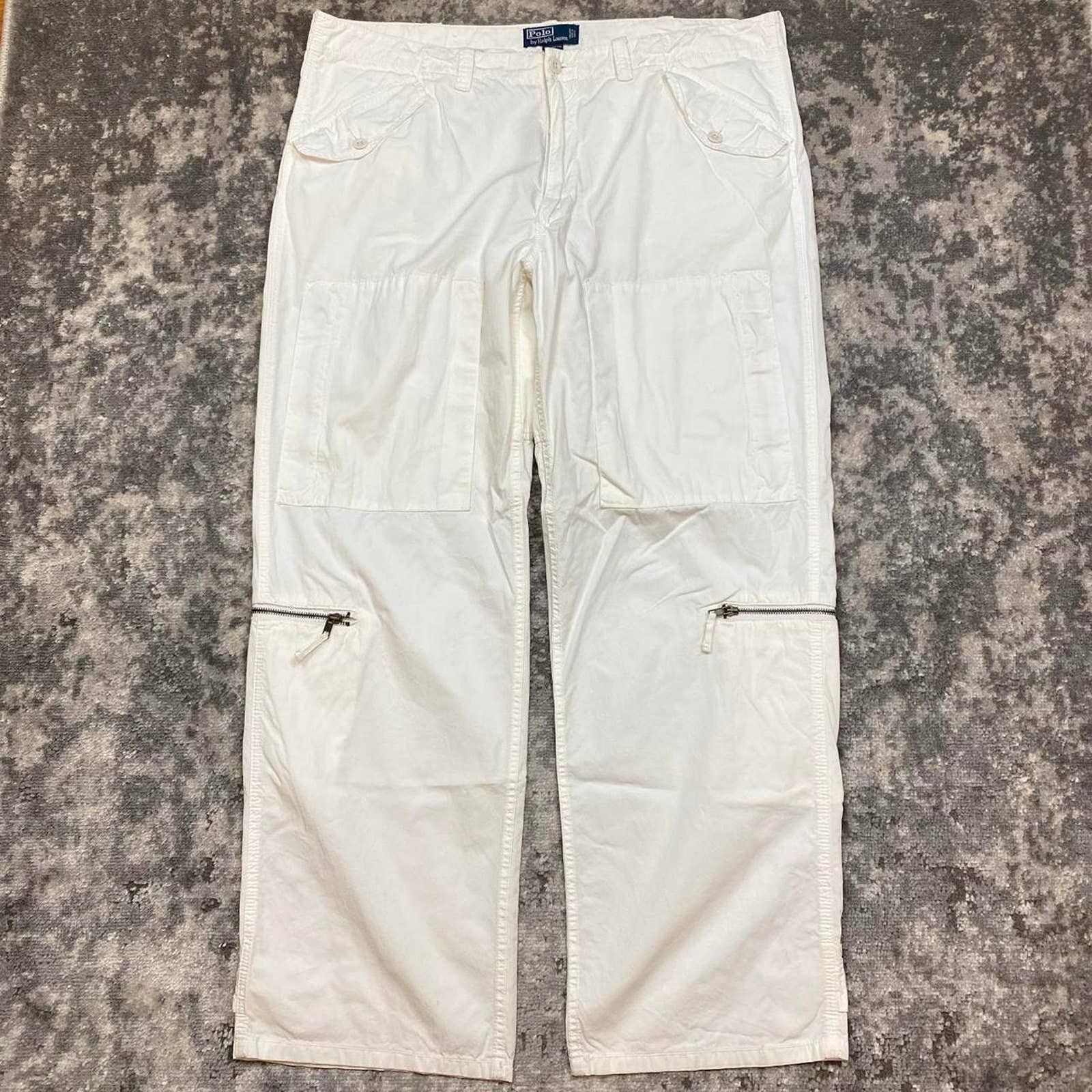 Polo Ralph Lauren Vintage 90s Polo Ralph Lauren Military Cargo Pants Baggy | Grailed